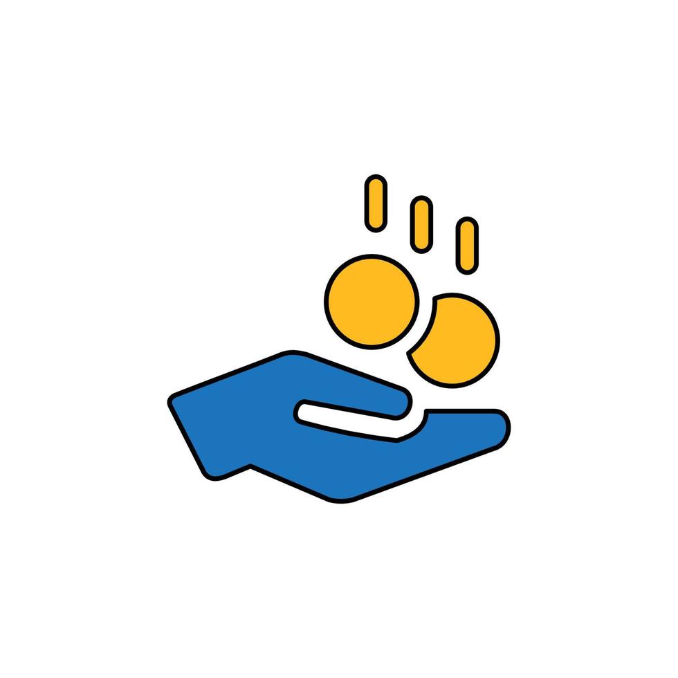 financial icon vector. finance icon vector 17586305 Vector Art at Vecteezy