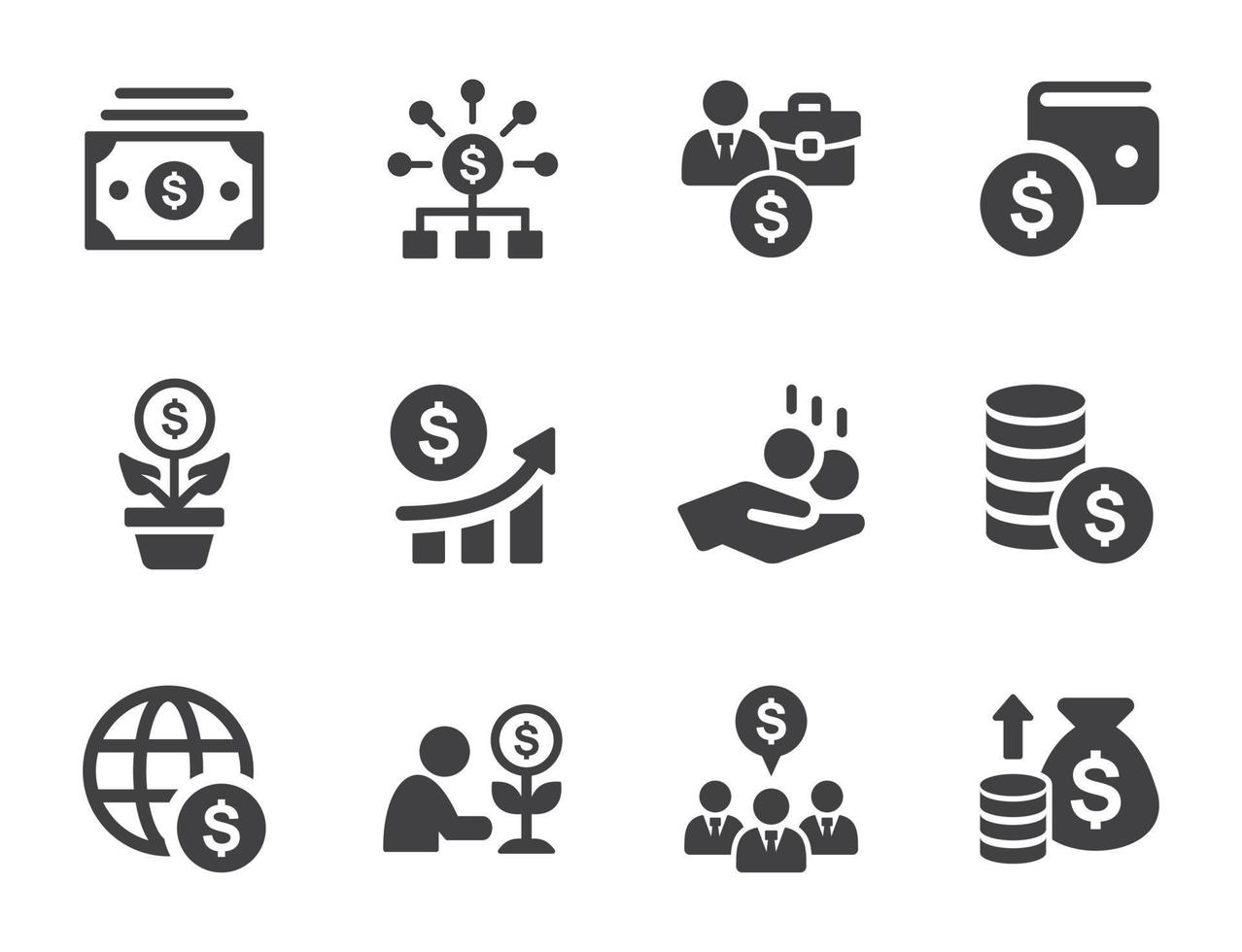 financial icon vector. finance icon vector 17586311 Vector Art at Vecteezy