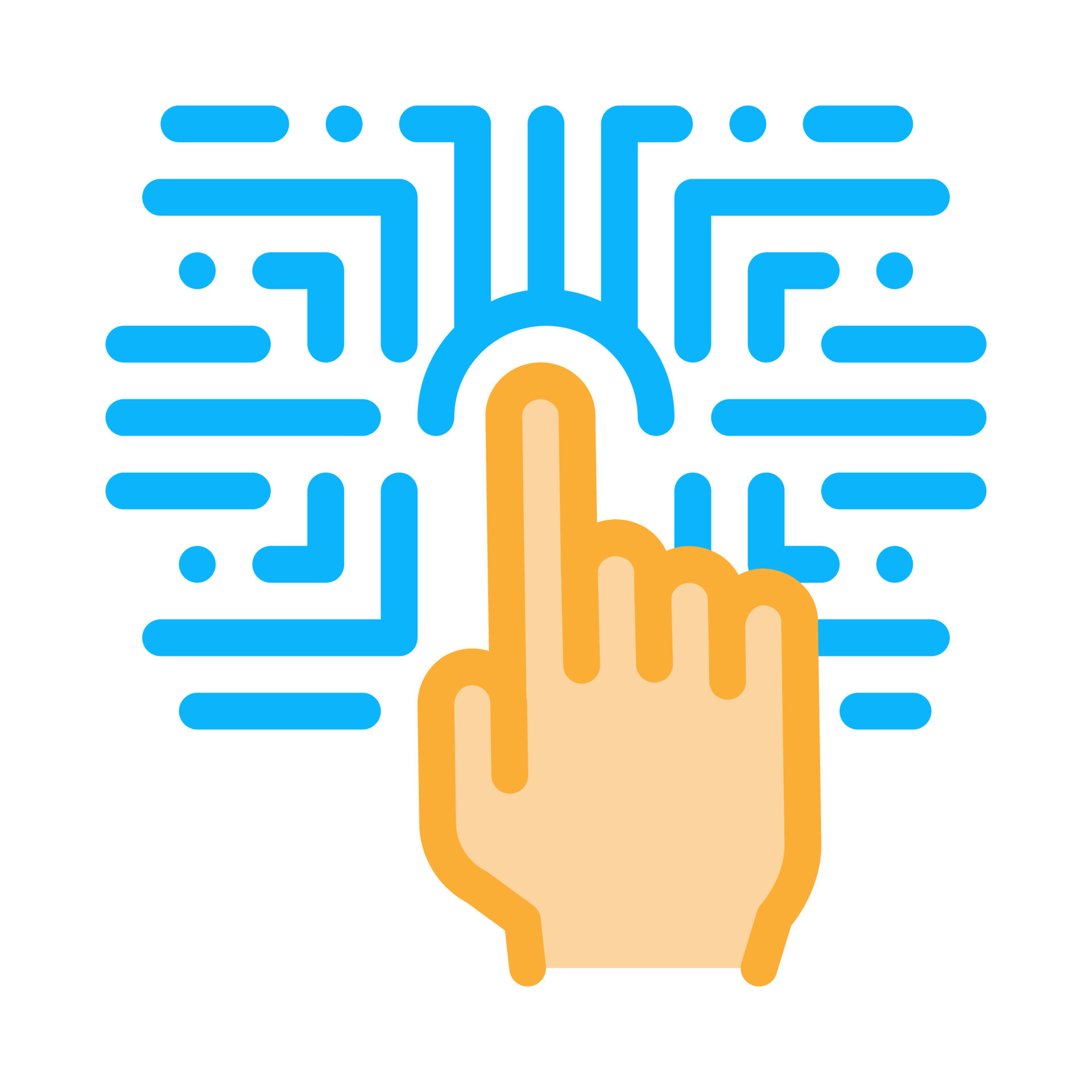 Biometric Fingerprint Verification Icon Vector Outline Illustration