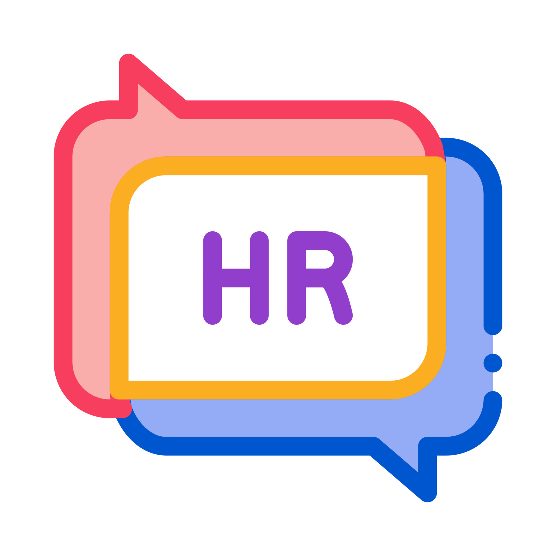 Chat Message Hr Icon Vector Outline Illustration 17591823 Vector Art At