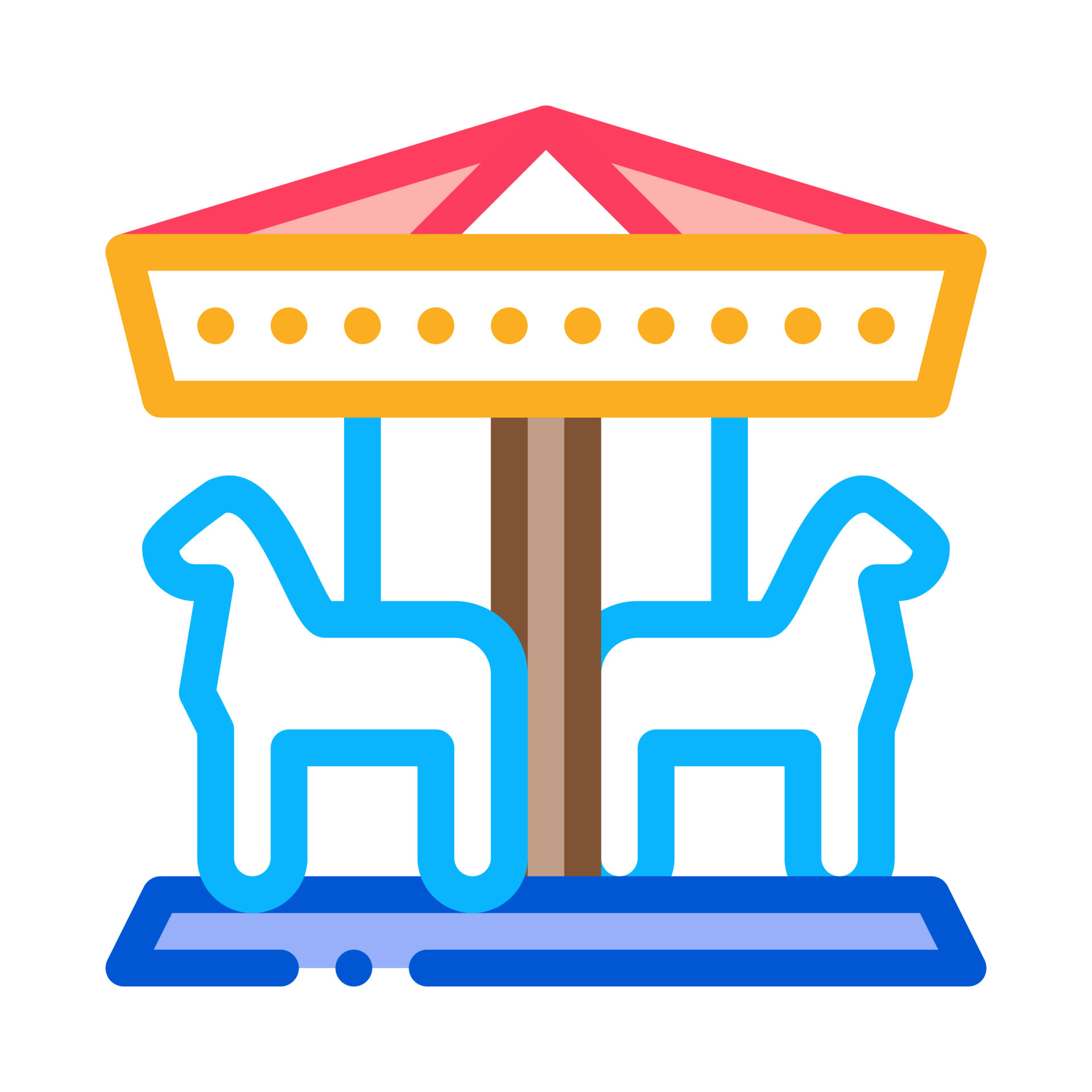 animal carousel icon vector outline illustration 17593625 Vector Art at ...