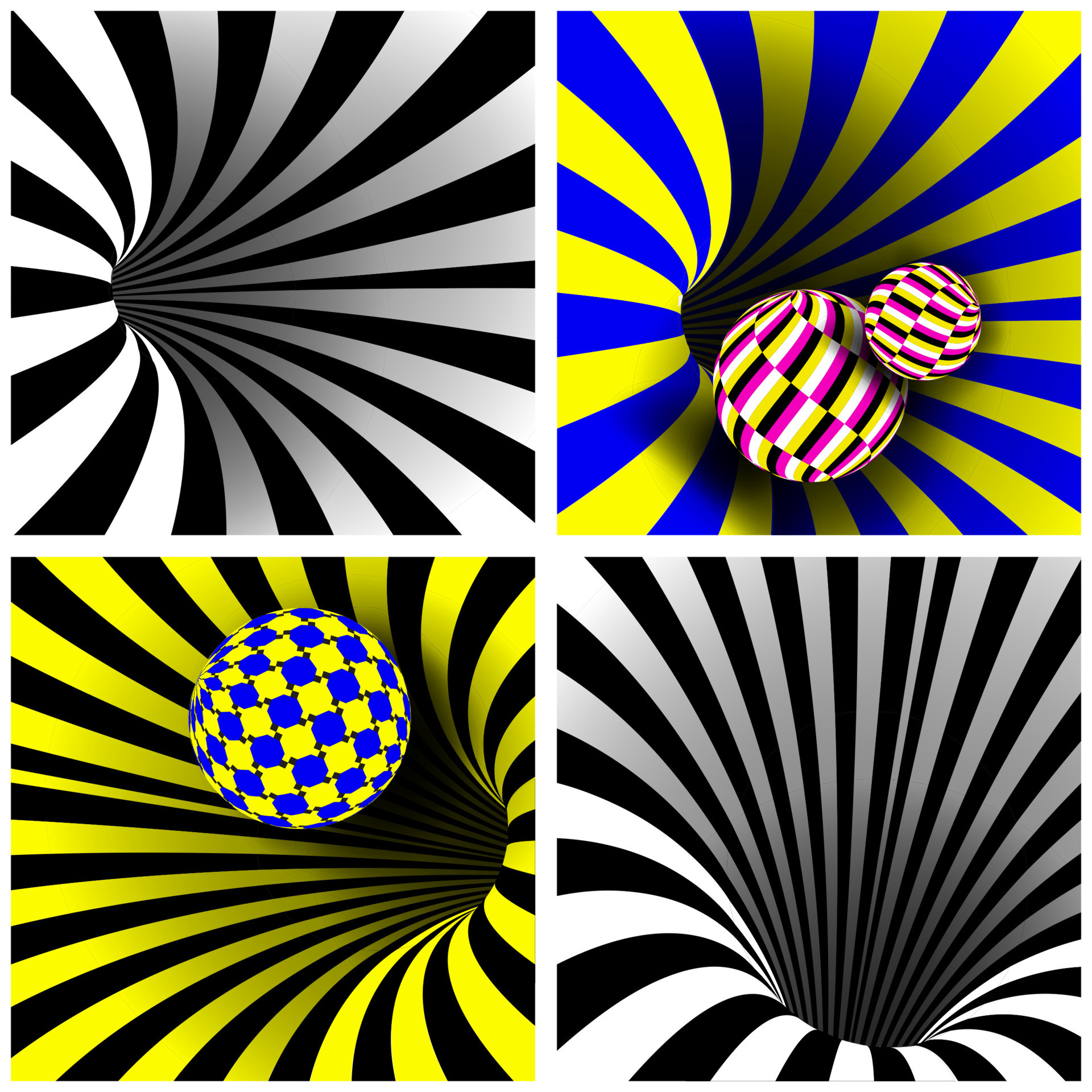 Spiral Vortex Set Vector. Vector. Optical 3d Art. Spiral Twisted Vortex Tunnel Shape. Tunnel ...