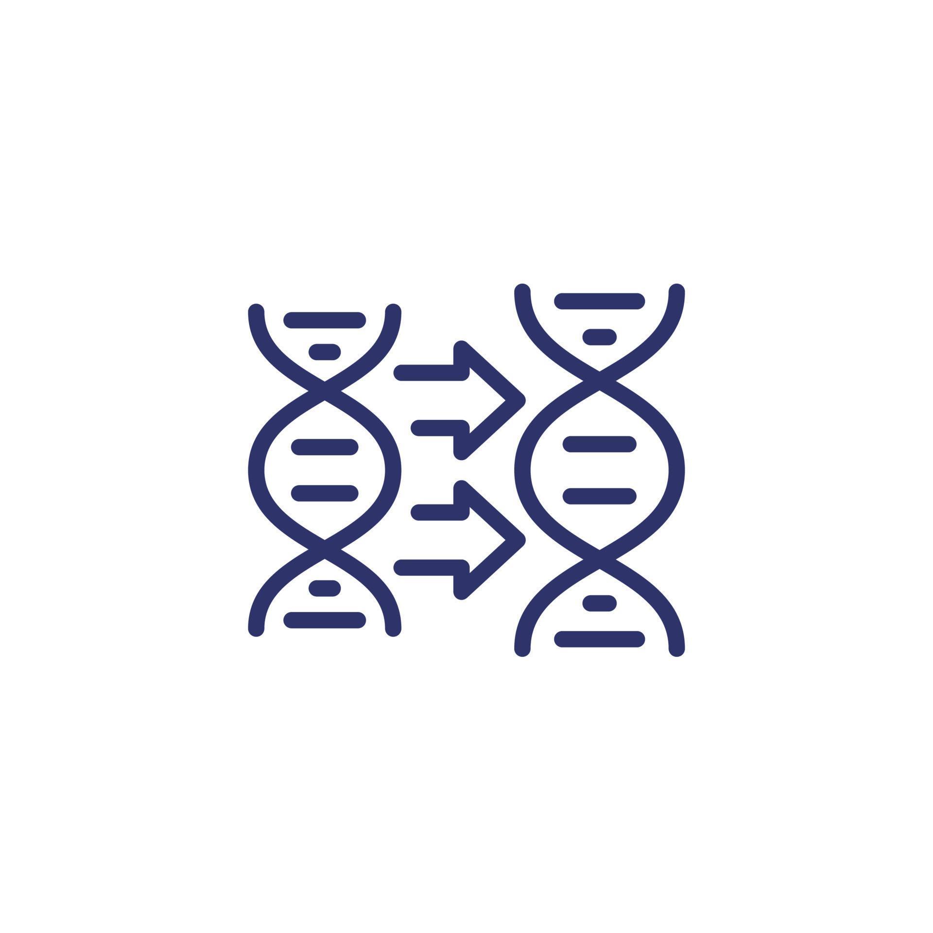 DNA replication icon, line vector 17613257 Vector Art at Vecteezy DNA replication icon, line vector 17613257 Vector Art at Vecteezy