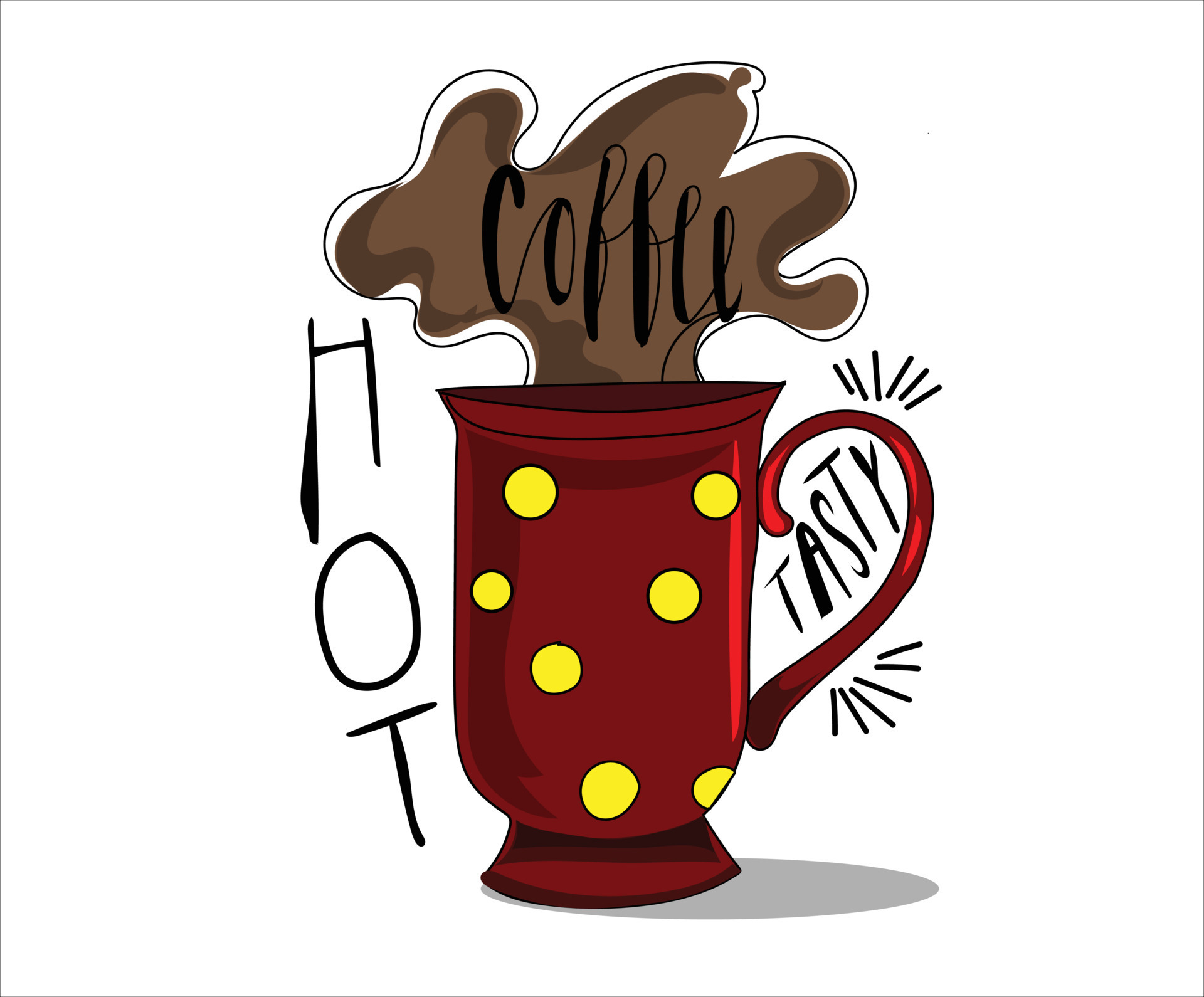 Coffee Cup Vector Illustrator 17614566 Vector Art At Vecteezy