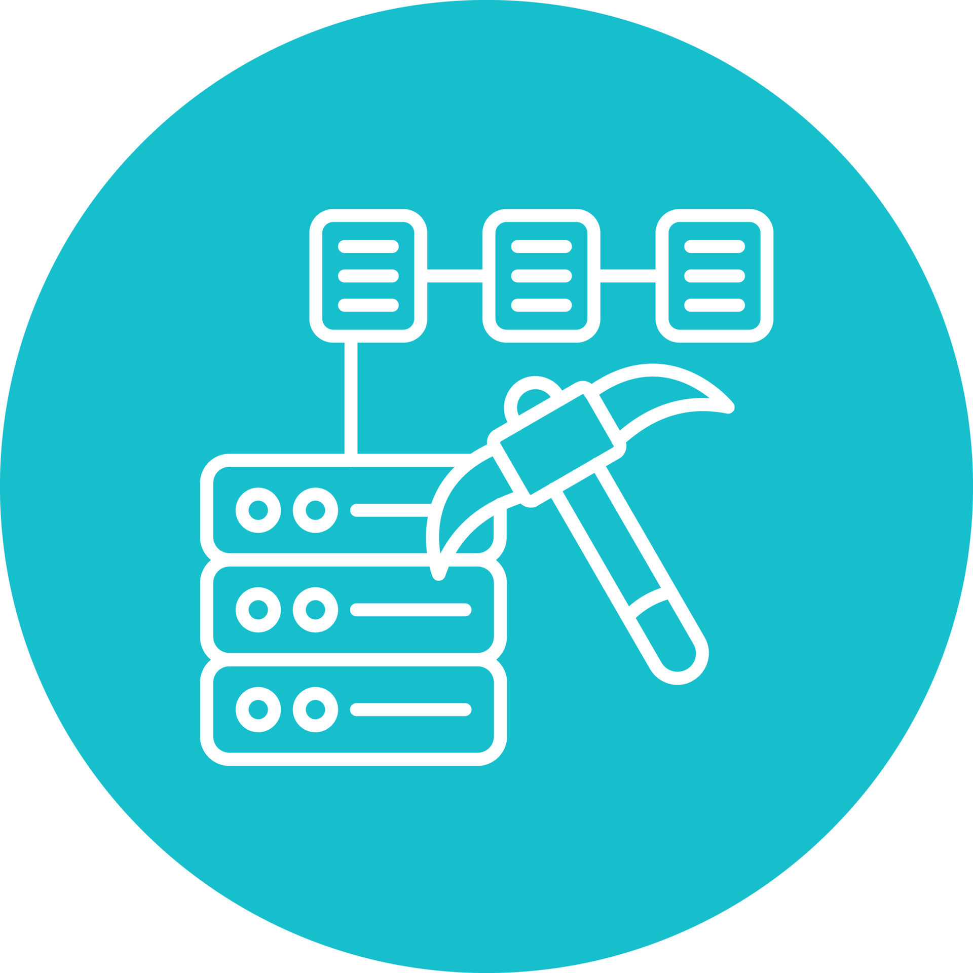 Data Mining Line Circle Background Icon 17619793 Vector Art at Vecteezy