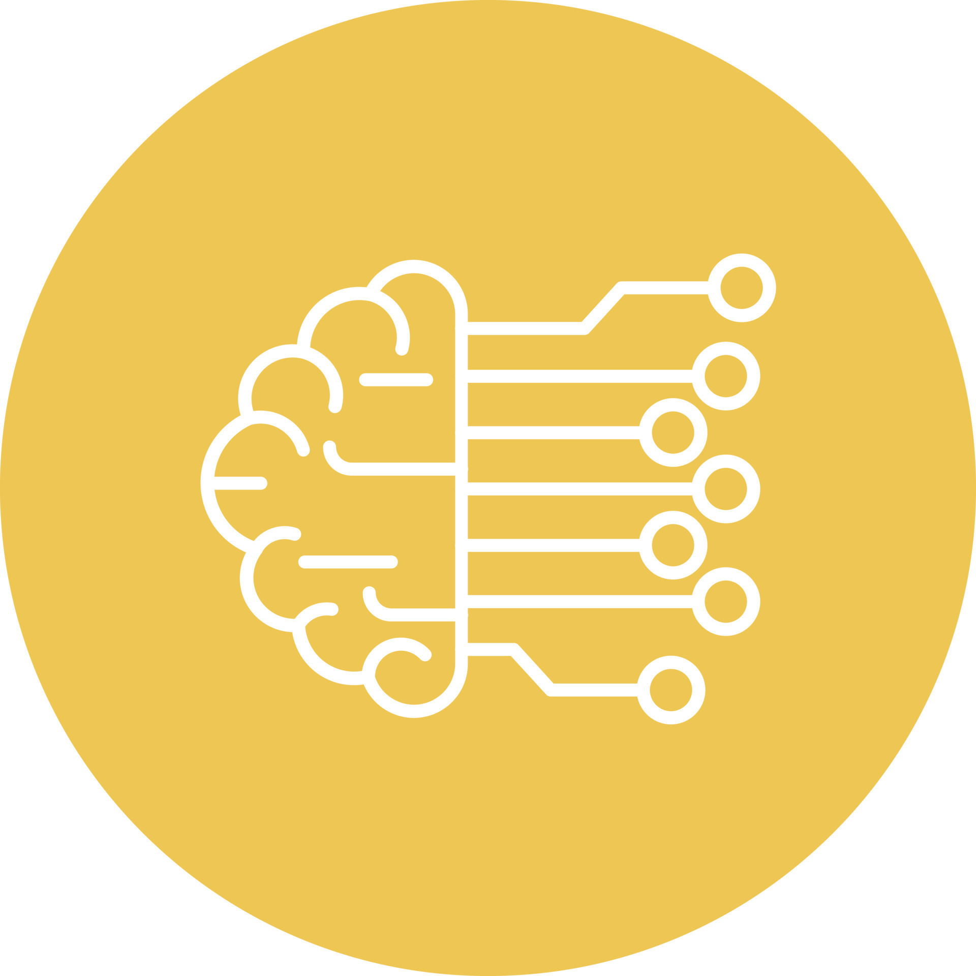 Artificial Intelligence Line Circle Background Icon 17620504 Vector Art ...