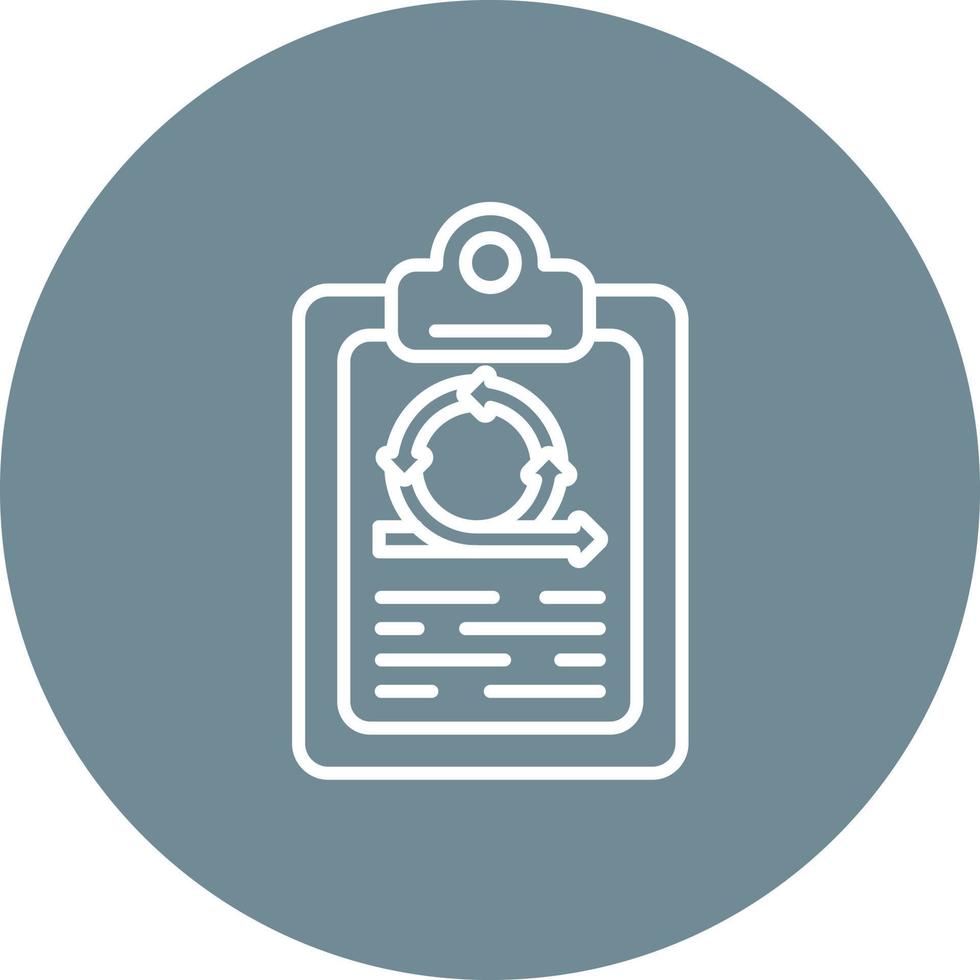 Sprint Backlog Line Circle Background Icon 17620973 Vector Art at Vecteezy