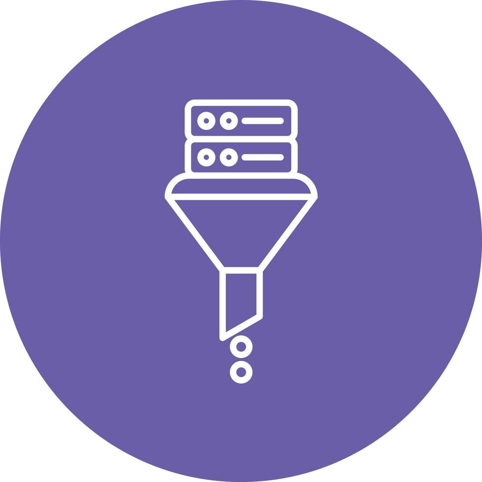 Data Filtering Line Circle Background Icon 17624850 Vector Art at Vecteezy