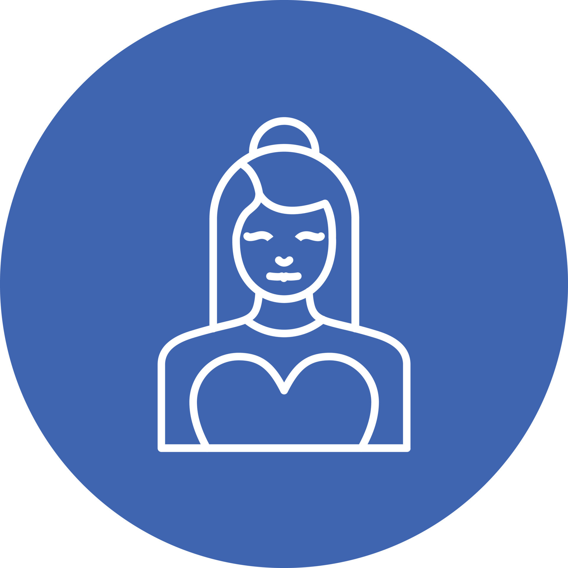 Female Model Line Circle Background Icon 17626773 Vector Art At Vecteezy