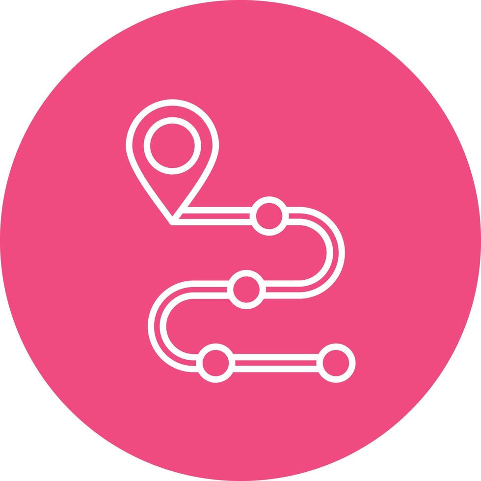 Roadmap Line Circle Background Icon 17627002 Vector Art at Vecteezy