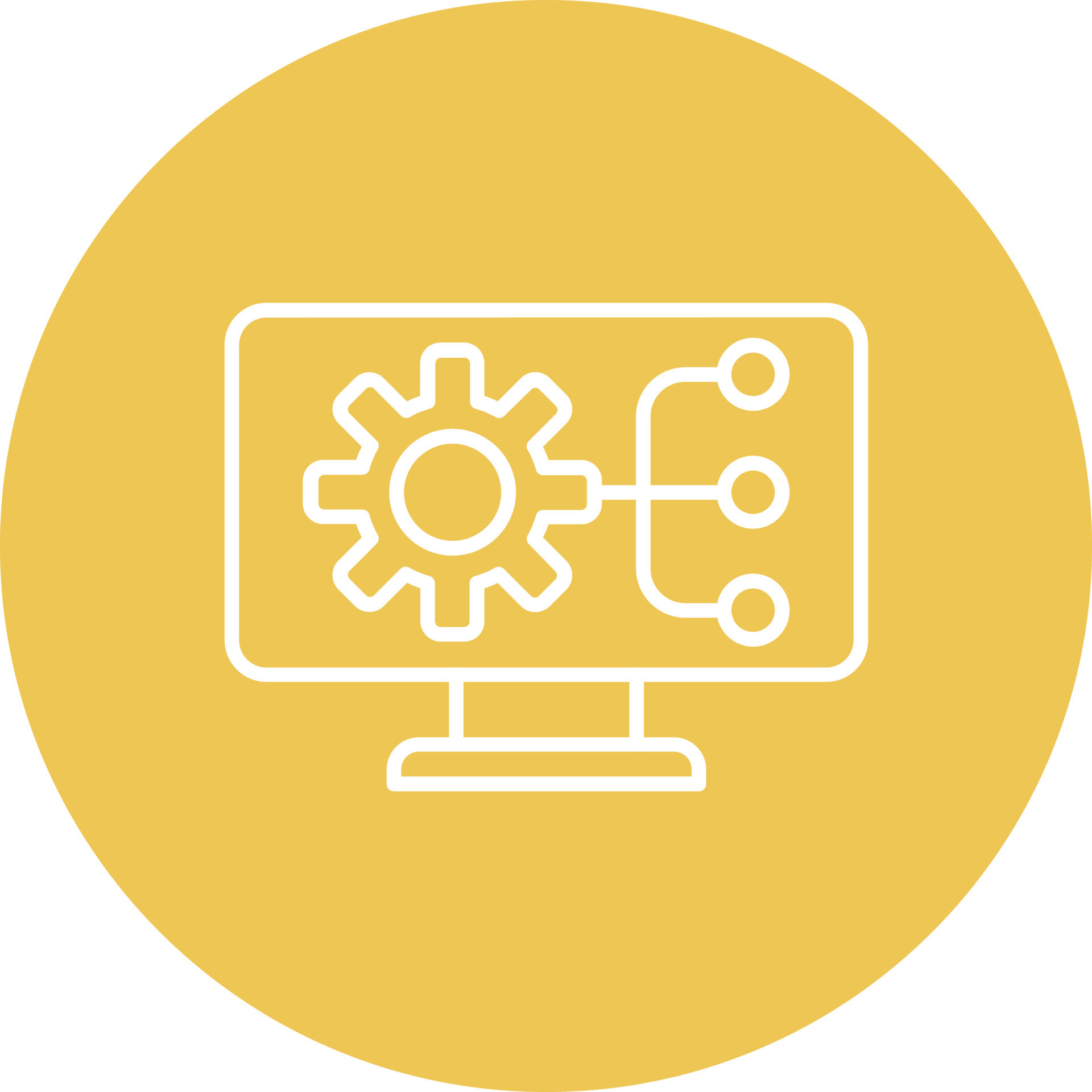 Working Software Line Circle Background Icon 17627014 Vector Art at ...