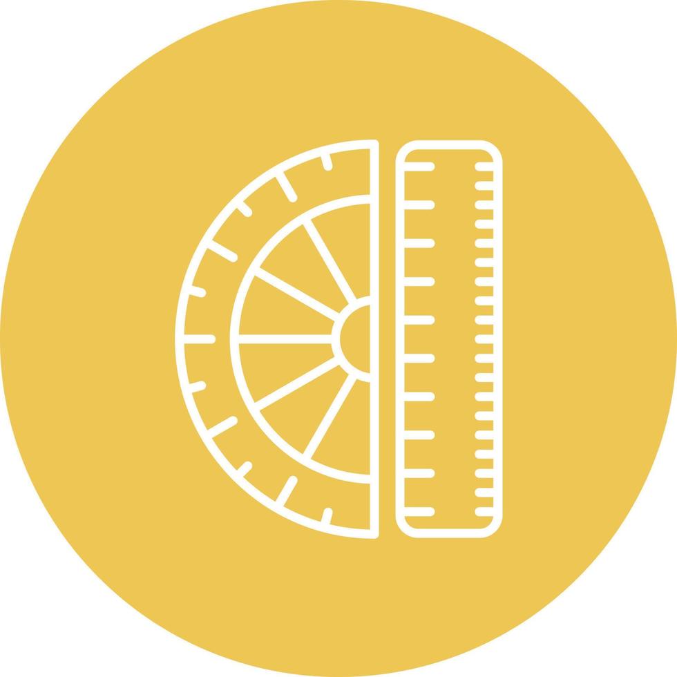 Ruler Line Circle Background Icon 17627168 Vector Art at Vecteezy