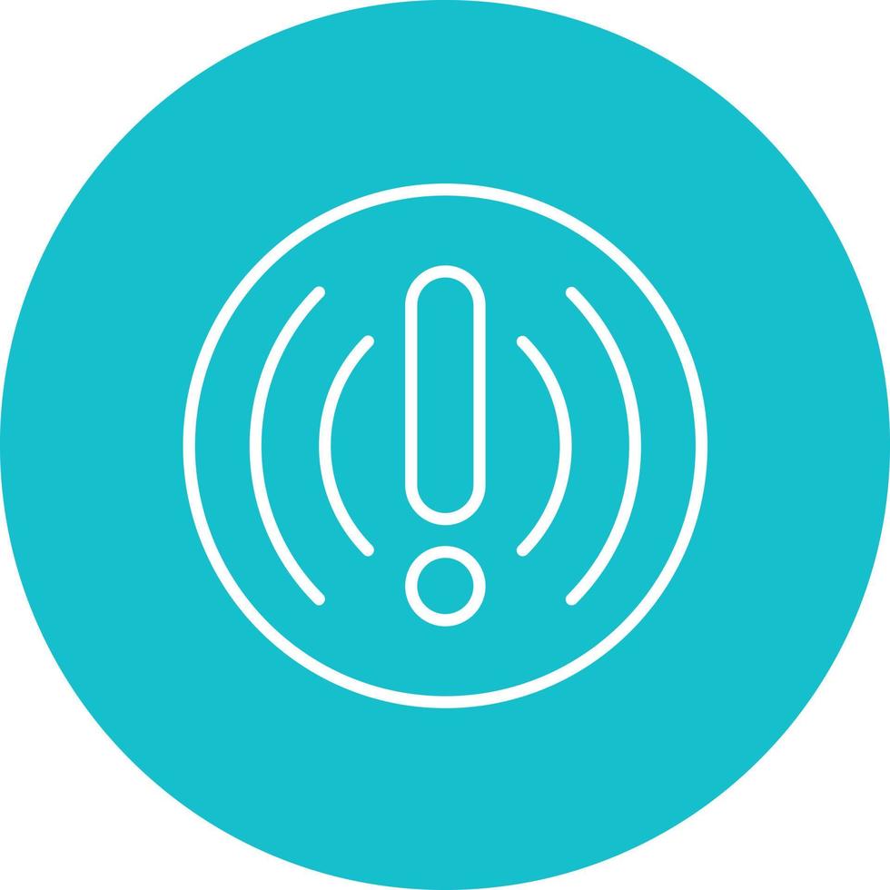 Alerts Line Circle Background Icon 17627436 Vector Art at Vecteezy