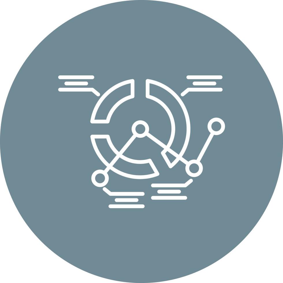 Analytics Line Circle Background Icon 17627923 Vector Art At Vecteezy