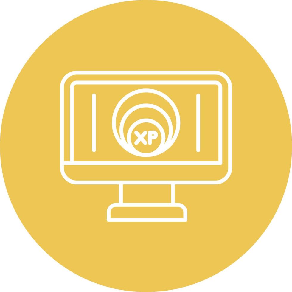 Extreme Programming Line Circle Background Icon 17628365 Vector Art at ...