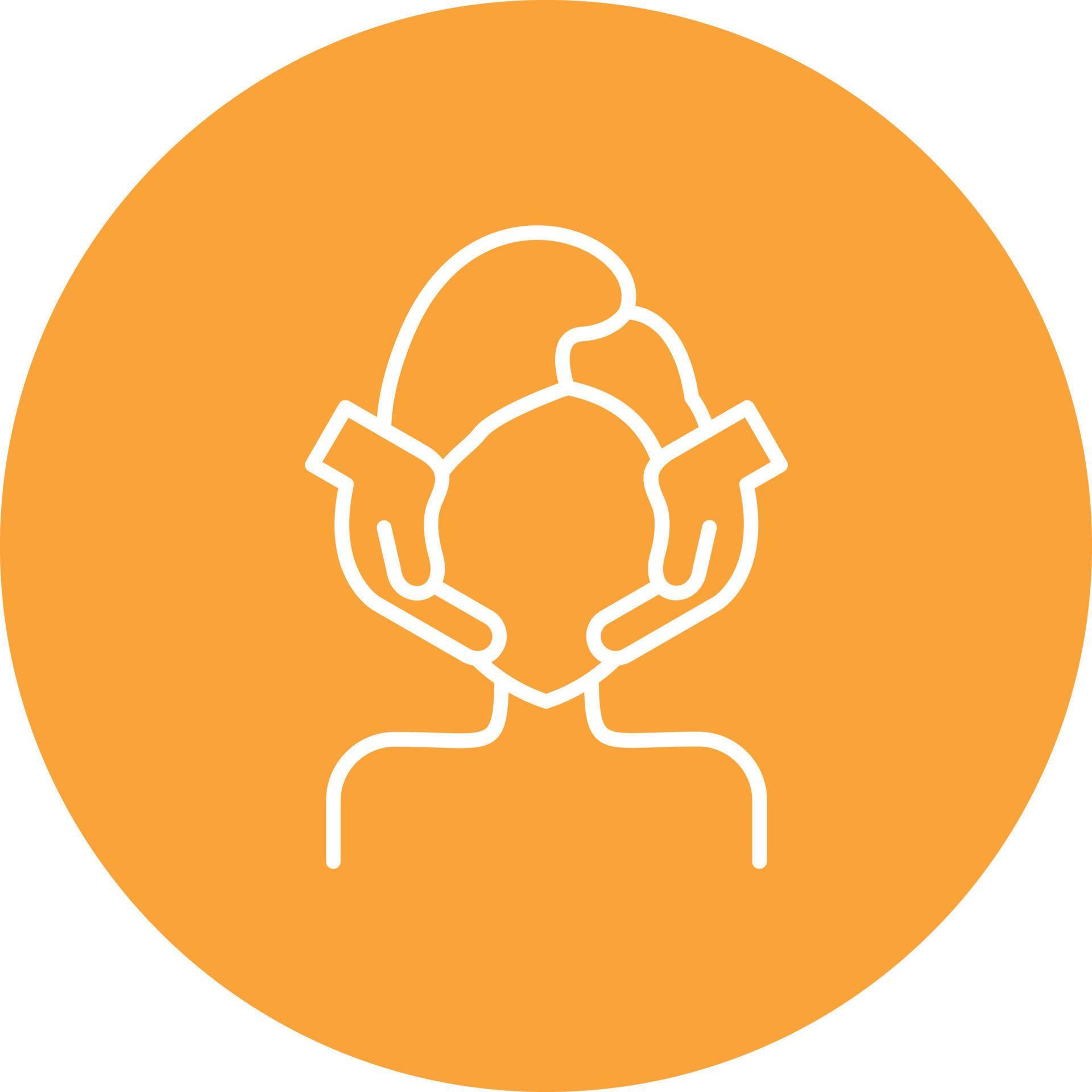 Massage Line Circle Background Icon 17629920 Vector Art At Vecteezy