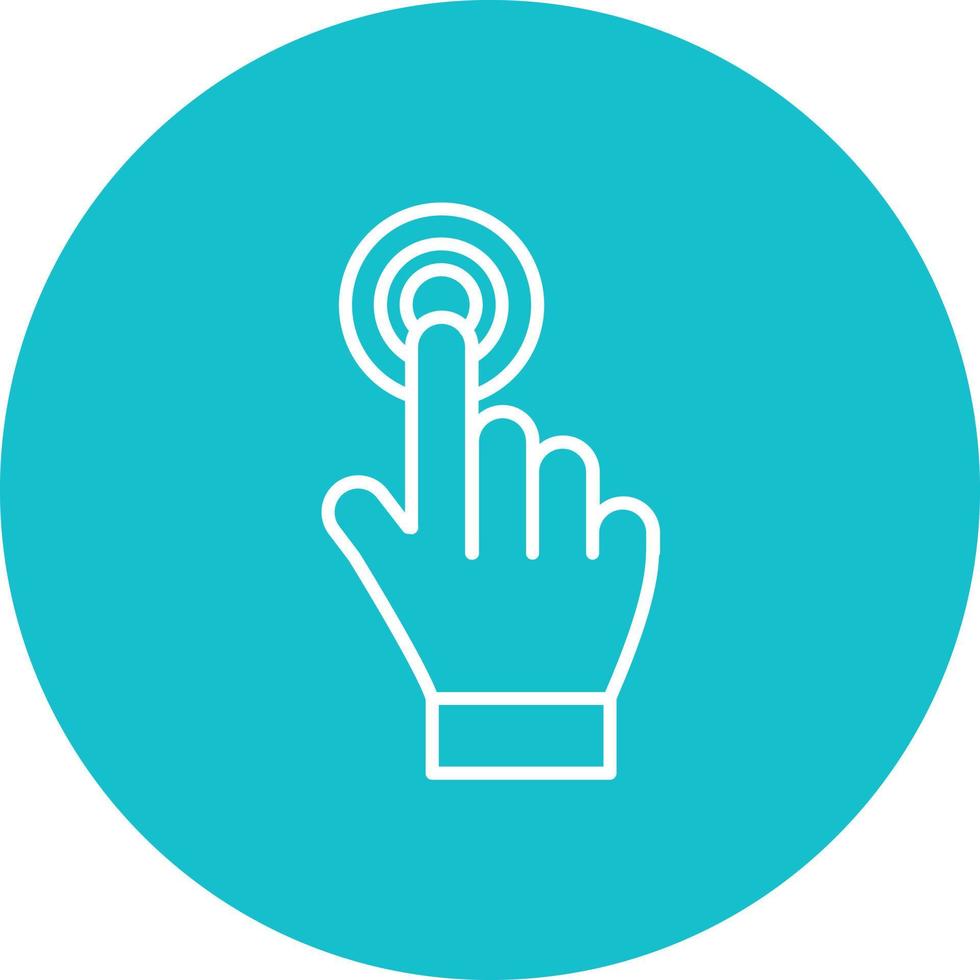 Sensitive Line Circle Background Icon 17630036 Vector Art at Vecteezy