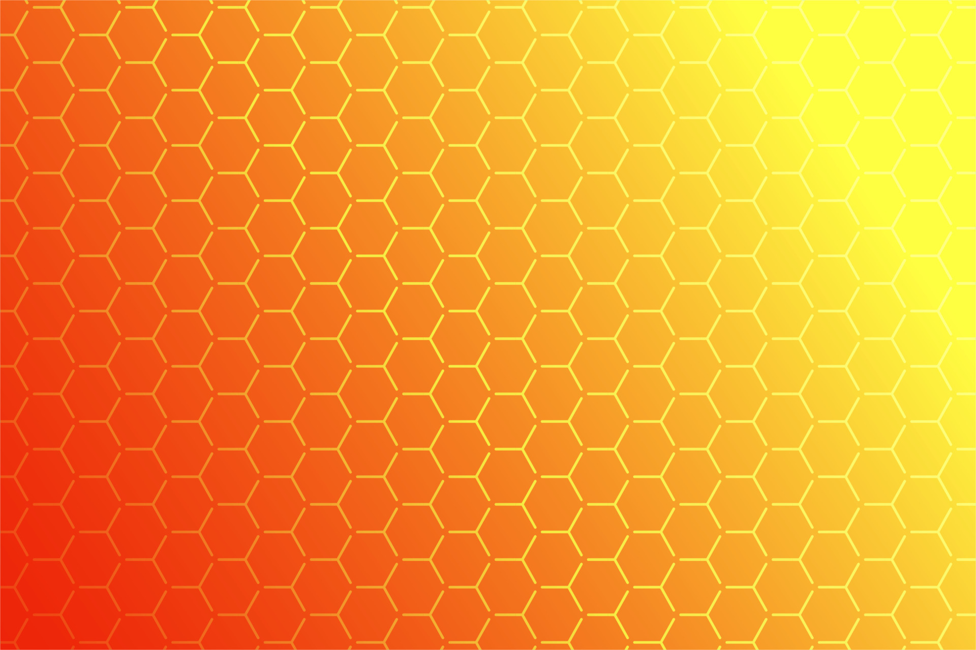 Pattern With Geometric Elements In Yellow Orange Tones Gradients