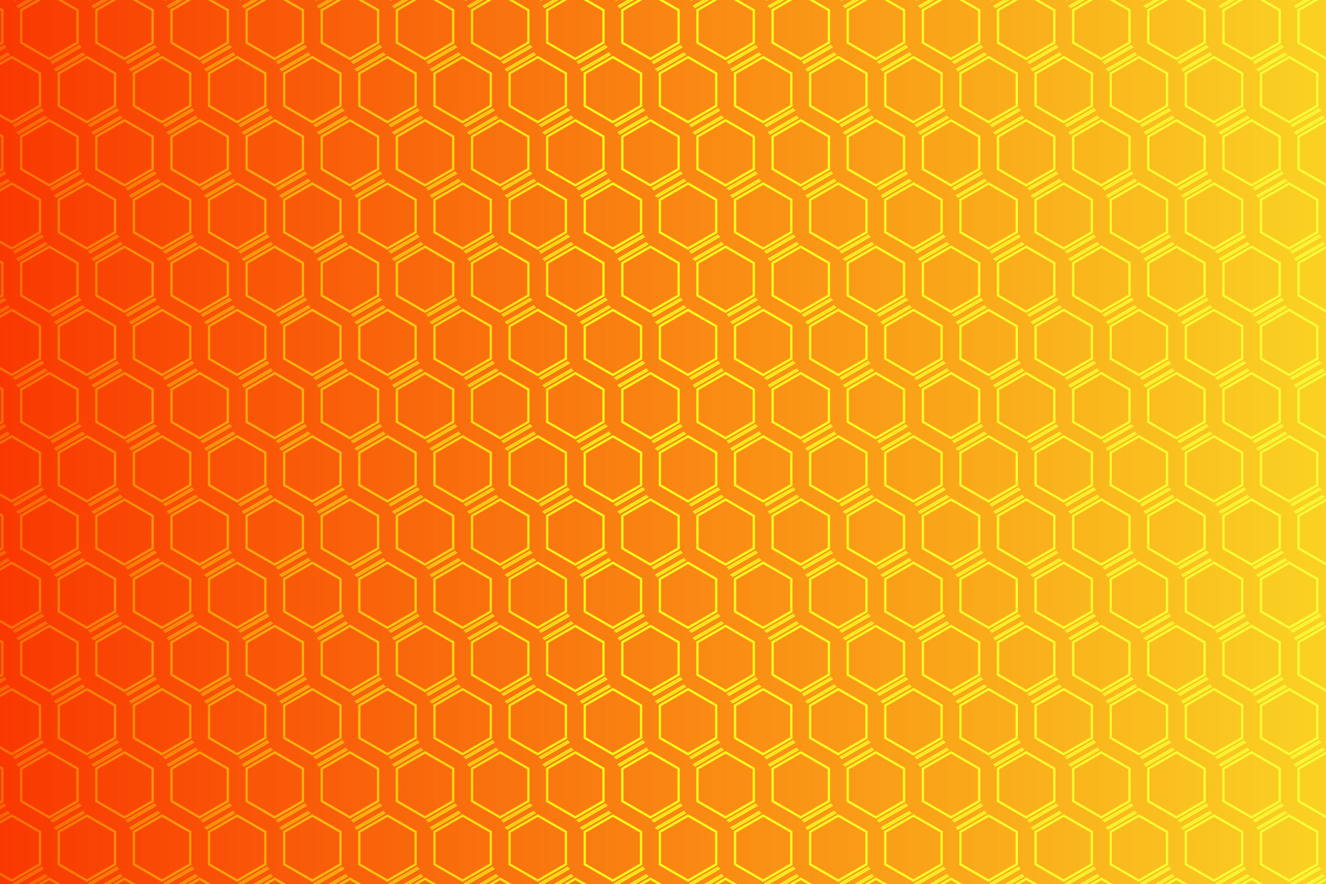 Pattern With Geometric Elements In Gradient Yellow Orange Tones