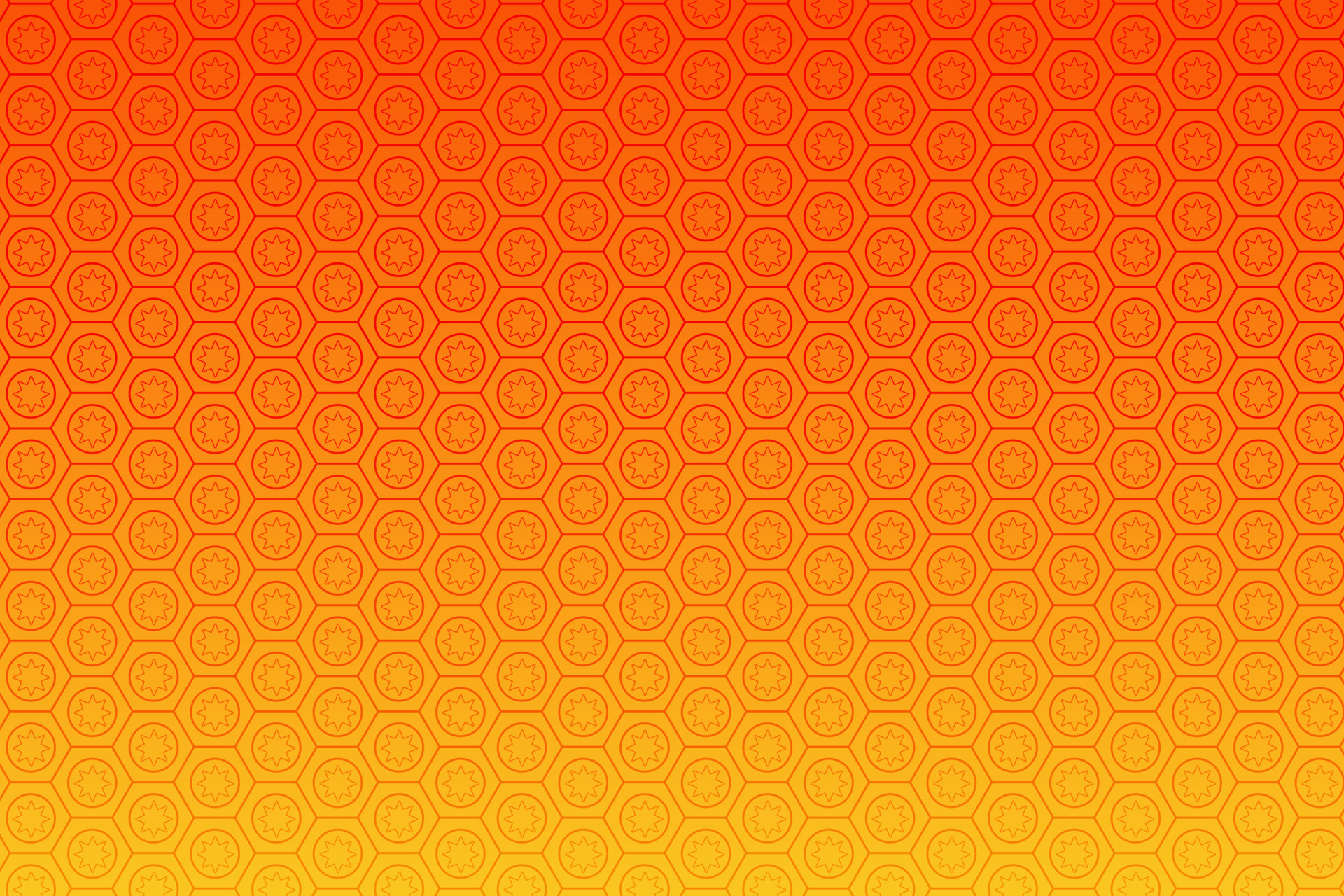 Pattern With Geometric Elements In Yellow Orange Tones Abstract