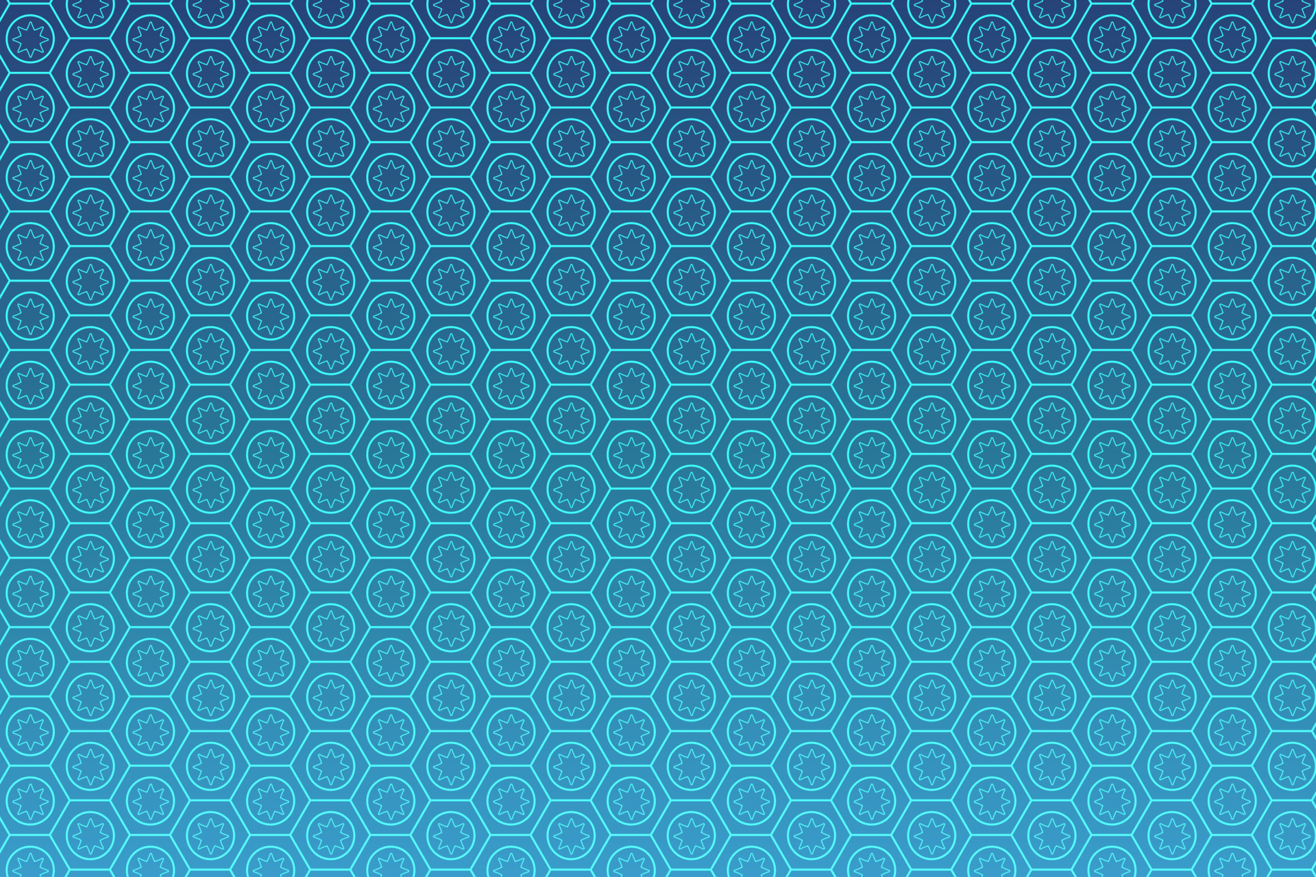 Pattern With Geometric Elements In Blue Tones Abstract Gradient