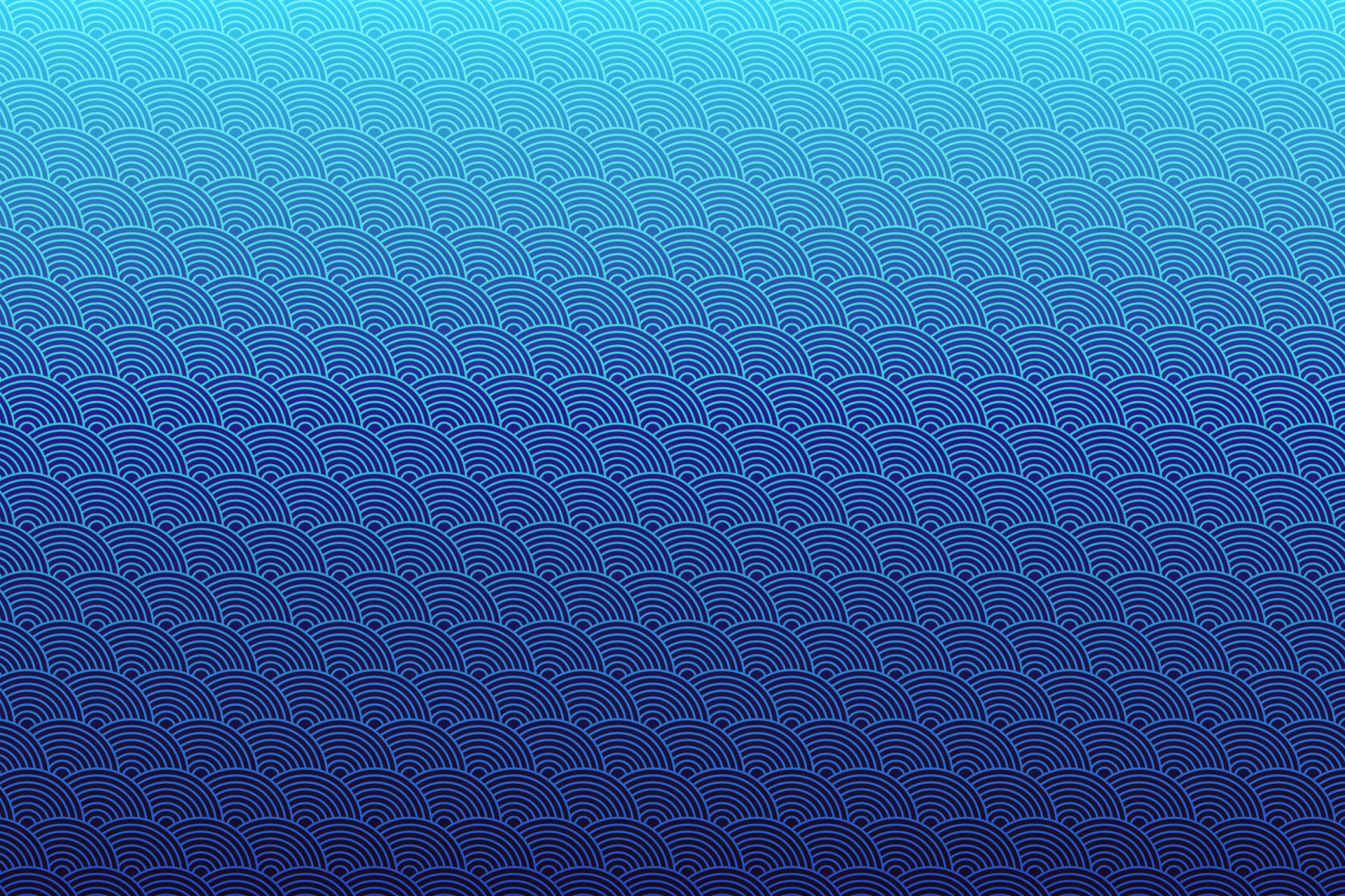 Pattern With Geometric Elements In Blue Tones Abstract Gradient