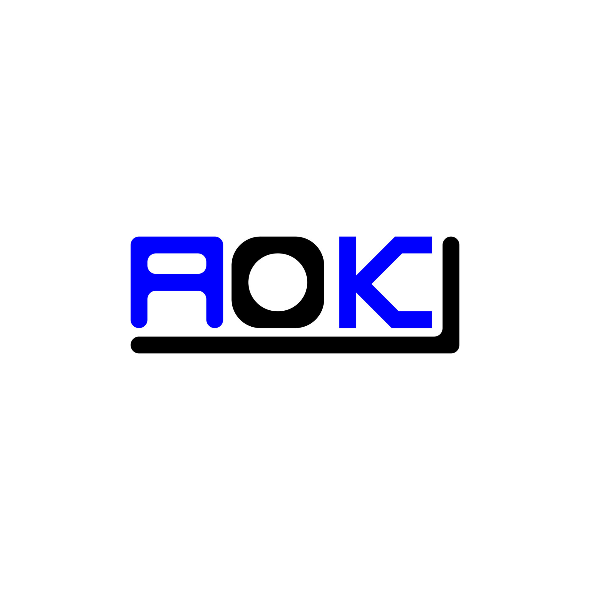 AOK letter logo creative design with vector graphic, AOK simple and modern logo. 17634092 Vector ...