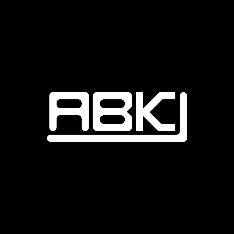 Abk Letter Logo Creative Design With Vector Graphic Abk Simple And Modern Logo 17634157 Vector
