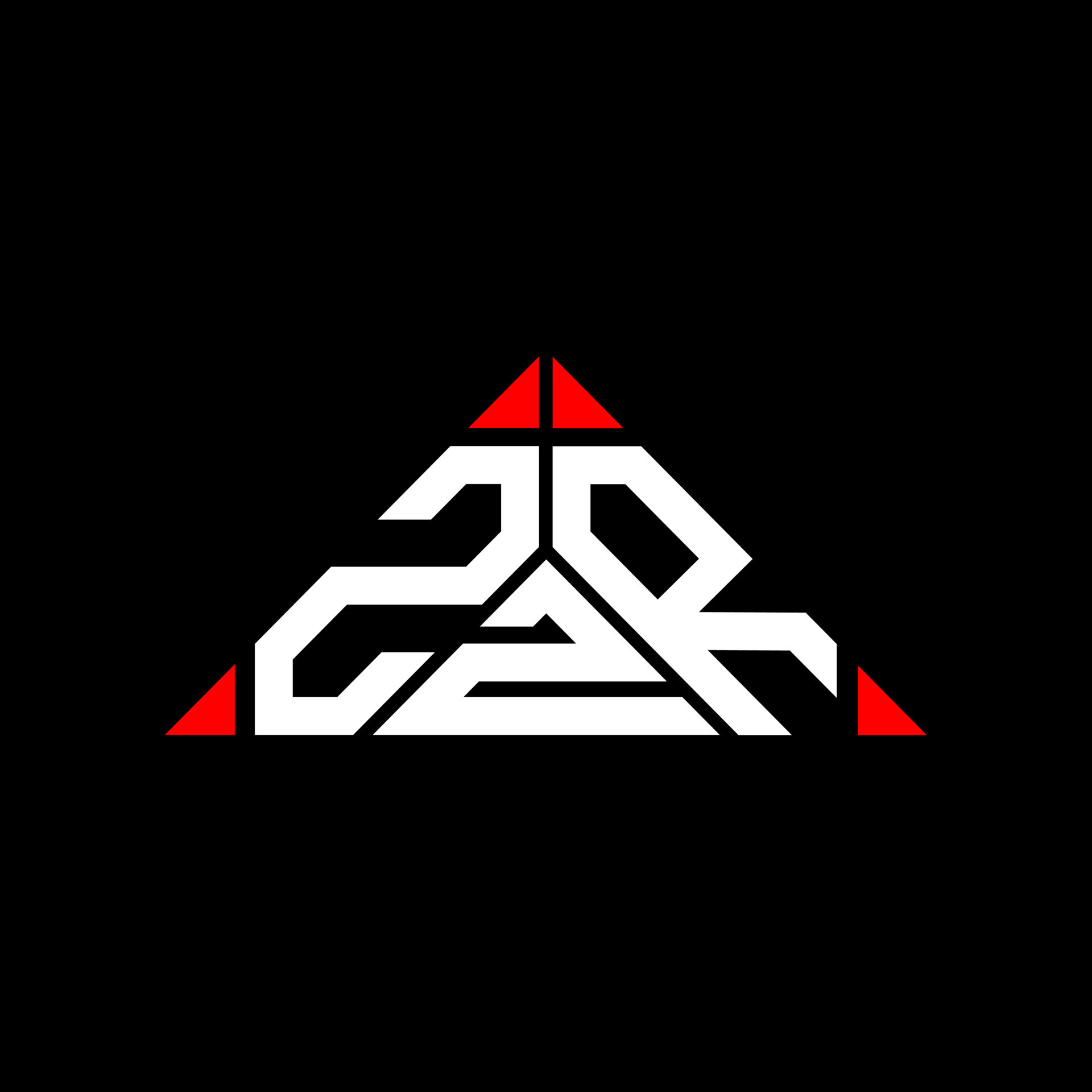 ZZR letter logo creative design with vector graphic, ZZR simple and modern logo. 17634568 Vector ...