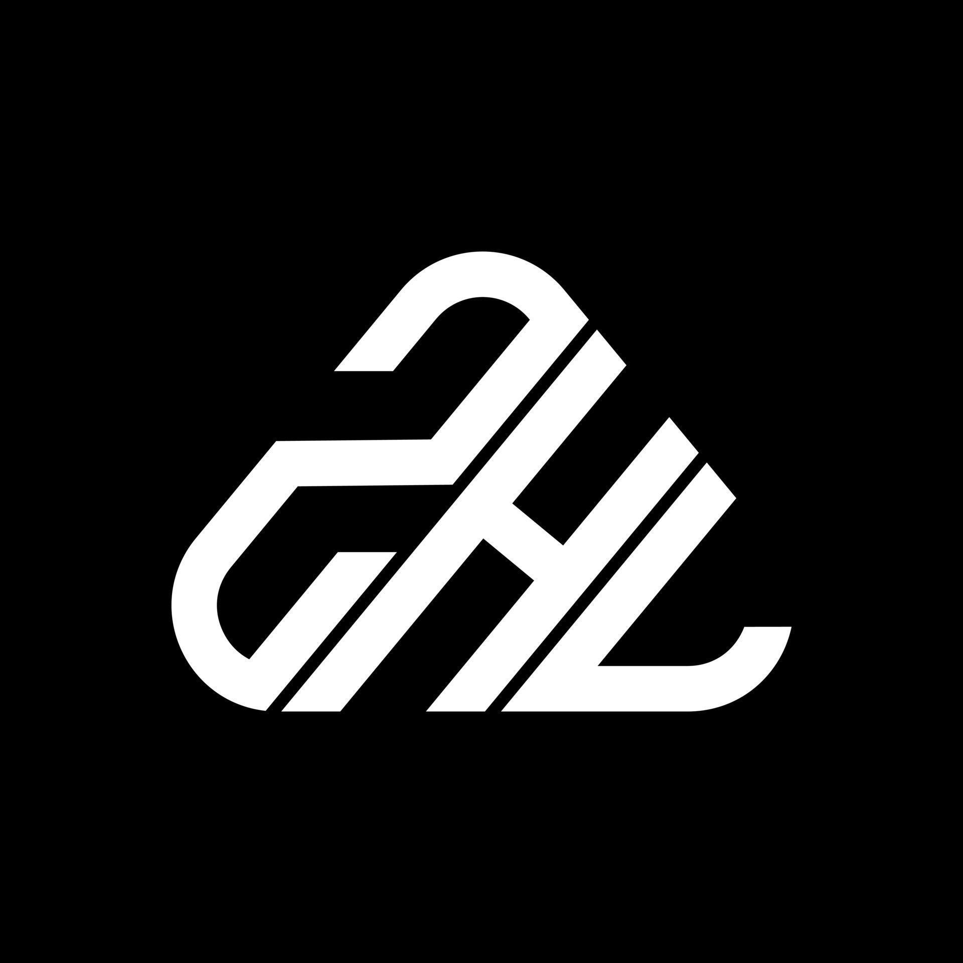 ZHL letter logo creative design with vector graphic, ZHL simple and modern logo. 17634877 Vector ...