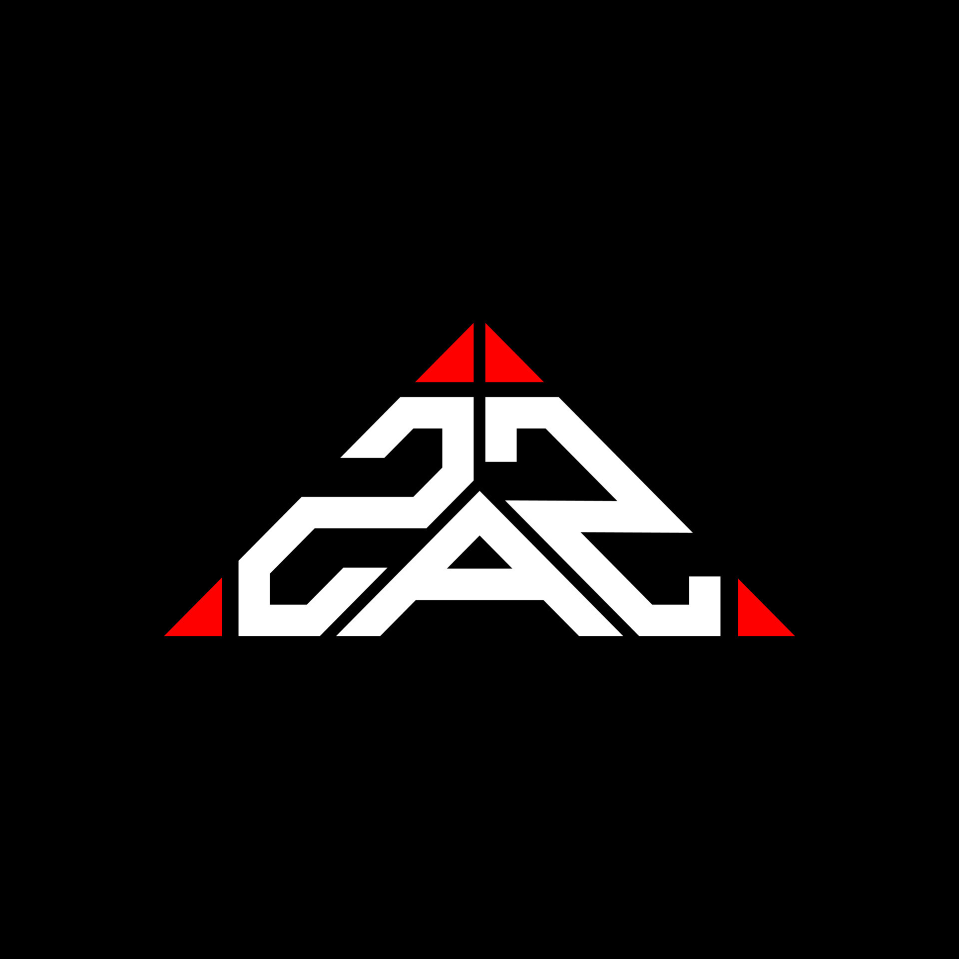 Diseño creativo del logotipo de la letra zaz con gráfico vectorial, logotipo simple y moderno de ...