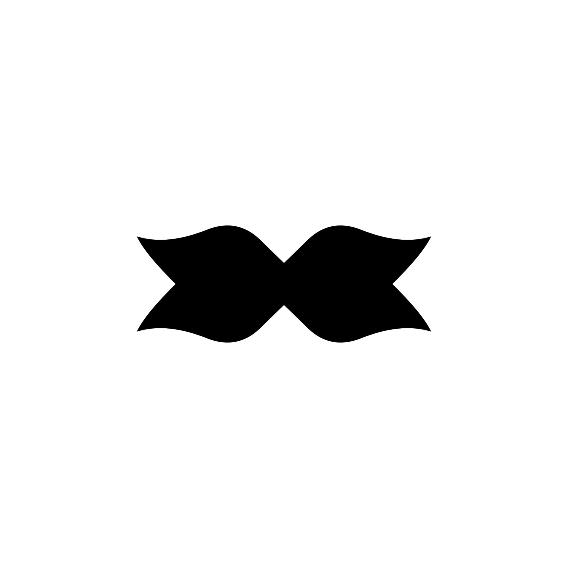 Bow tie icon. Simple style man fashion poster background symbol. Bow ...