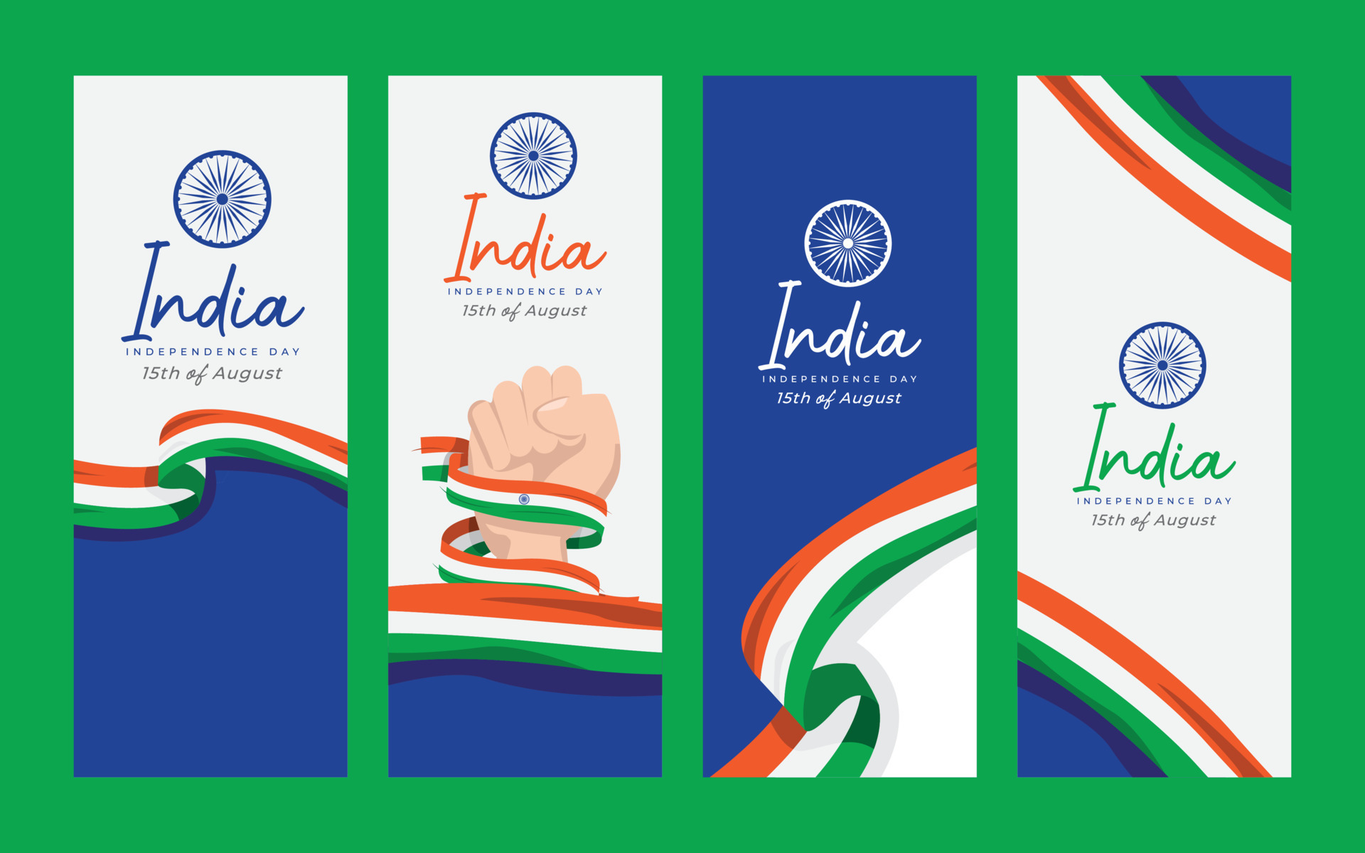 India independence day banner design template 17636067 Vector Art at Vecteezy
