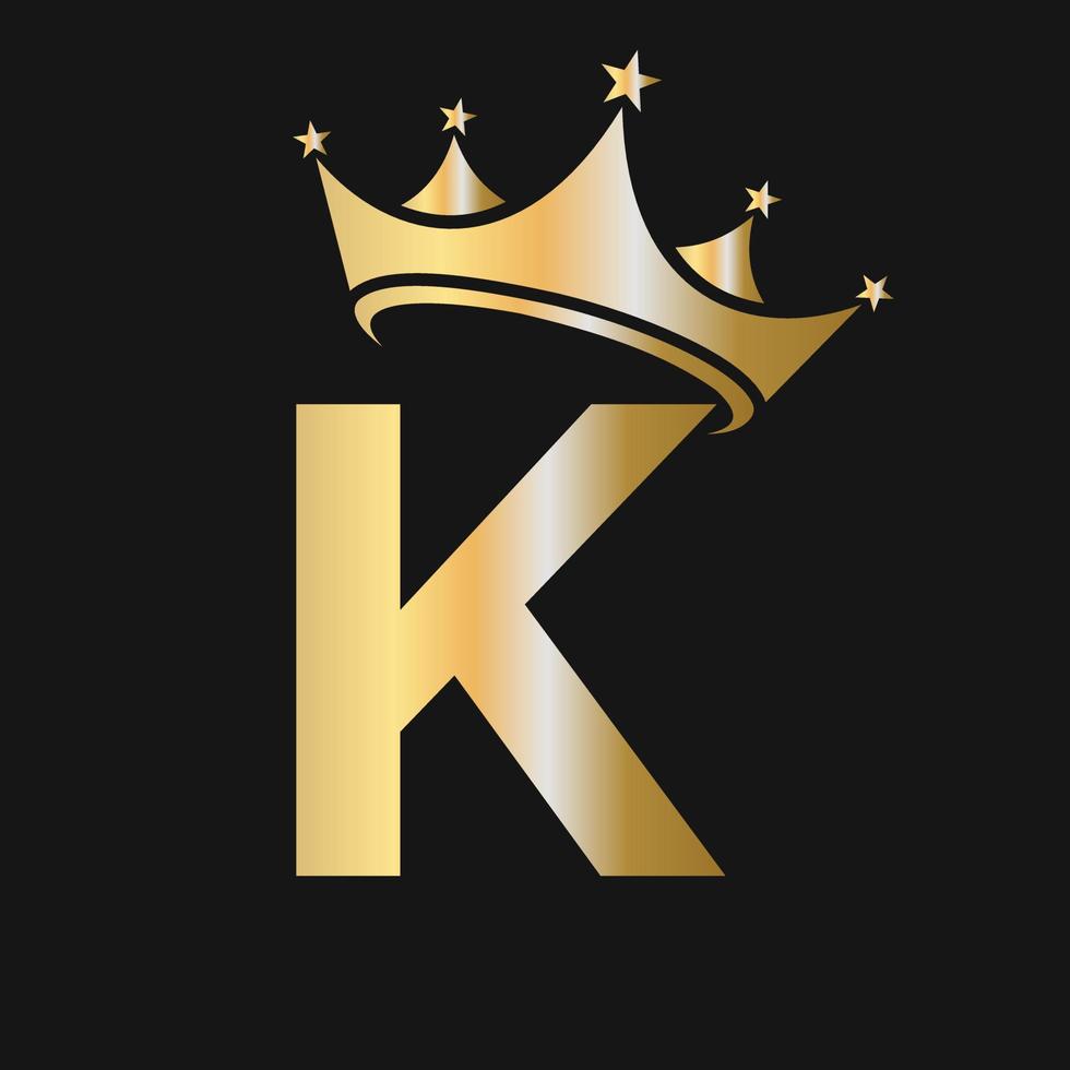 Logotipo De La Letra K Salón De Belleza Monograma Letra K Mujer