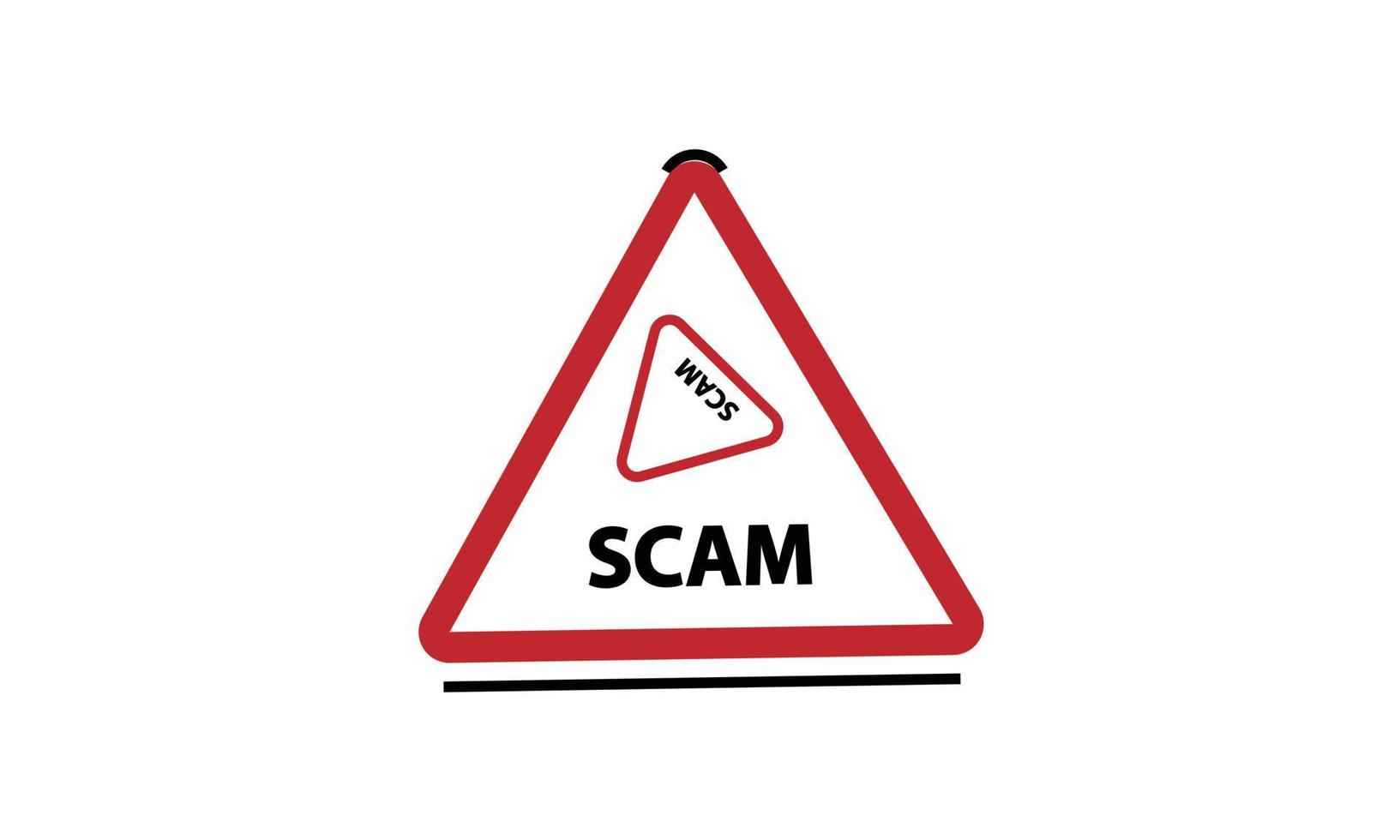 warning scam alert sign on white background 17640165 Vector Art at Vecteezy warning scam alert sign on white background 17640165 Vector Art at Vecteezy