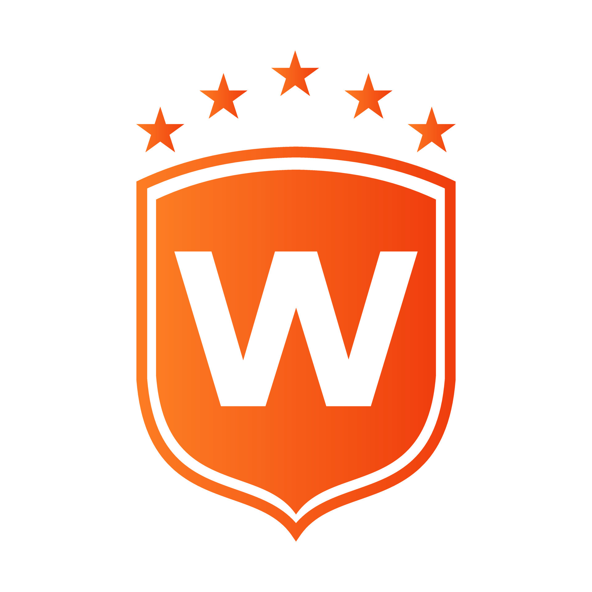 letra w escudo logo seguridad protección símbolo signo diseño 17640852 Vector en Vecteezy