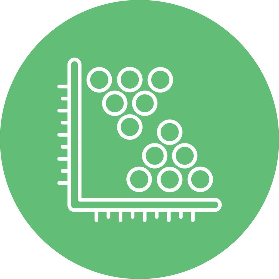 Cluster Analysis Line Circle Background Icon 17644072 Vector Art at ...