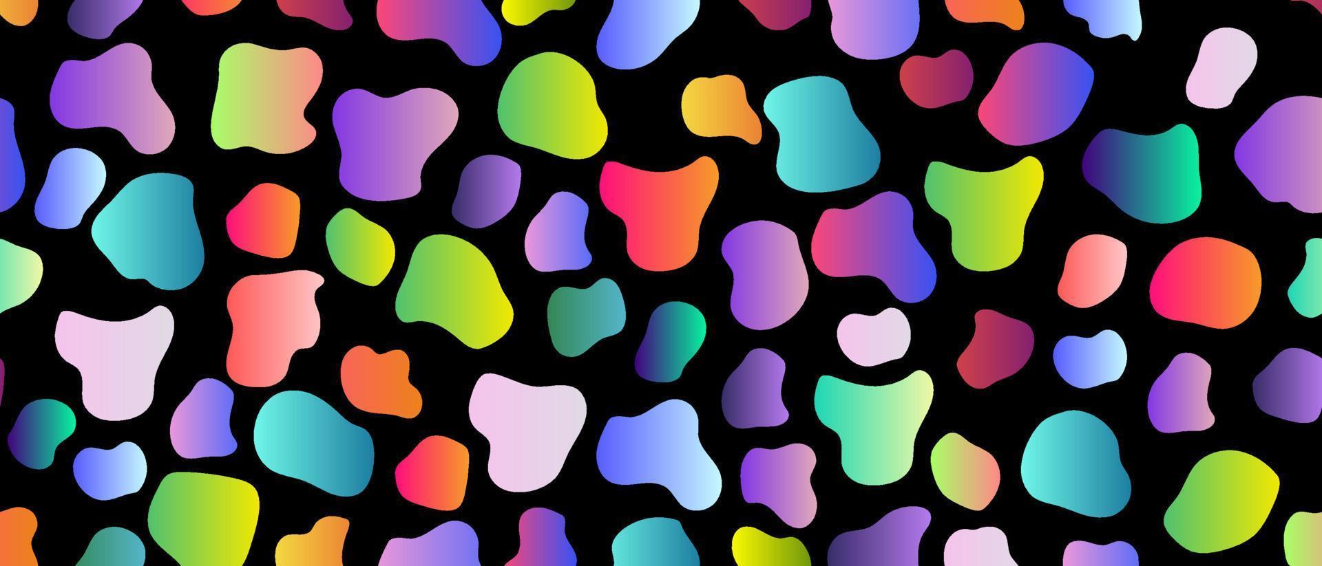 Abstract Blob Vector Repeat Pattern Design Abstract Blobs Background