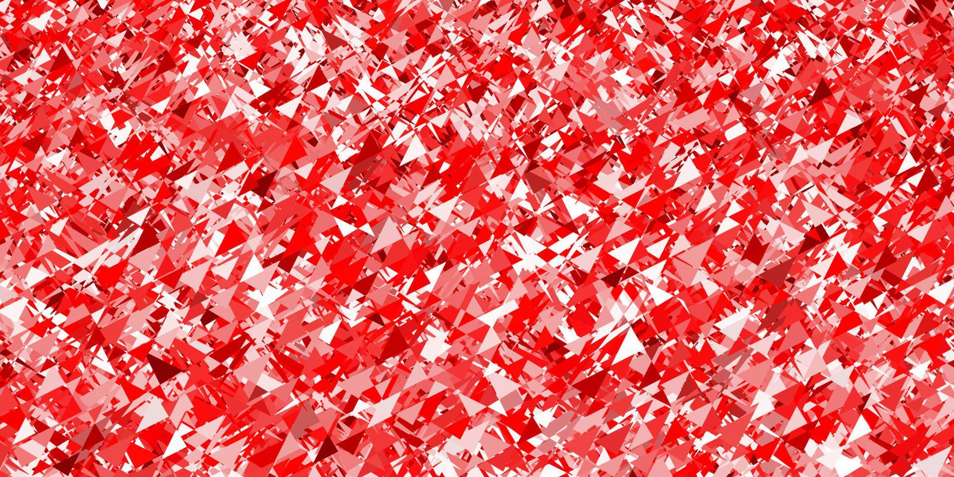Light Red vector pattern with polygonal style. 17670499 Vector Art at ...