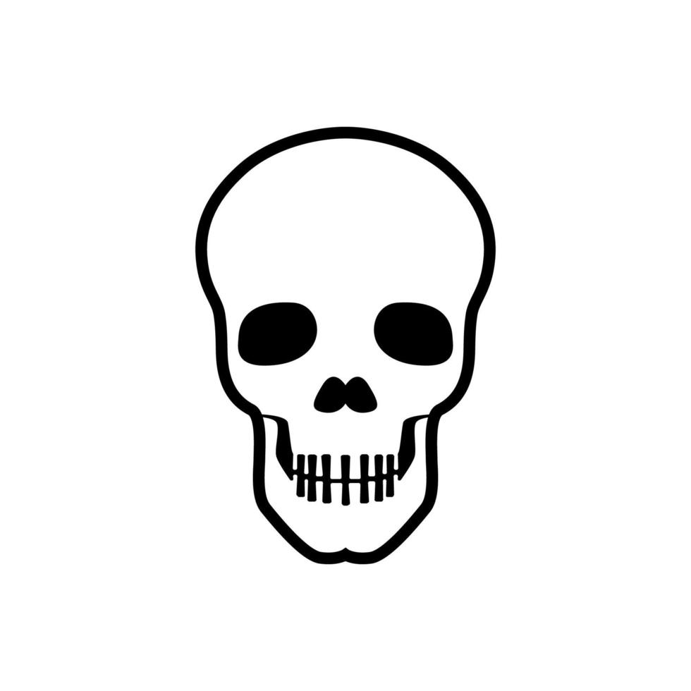 Skull Icon Vector 17671071 Vector Art At Vecteezy