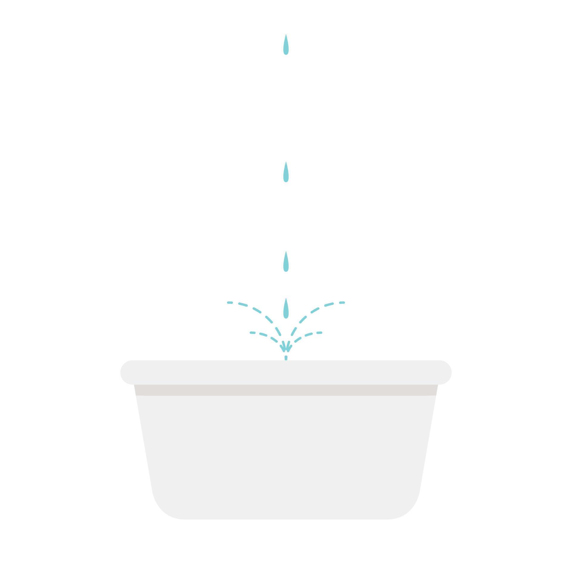 basin vector. basin on white background. water drop. free space for ...
