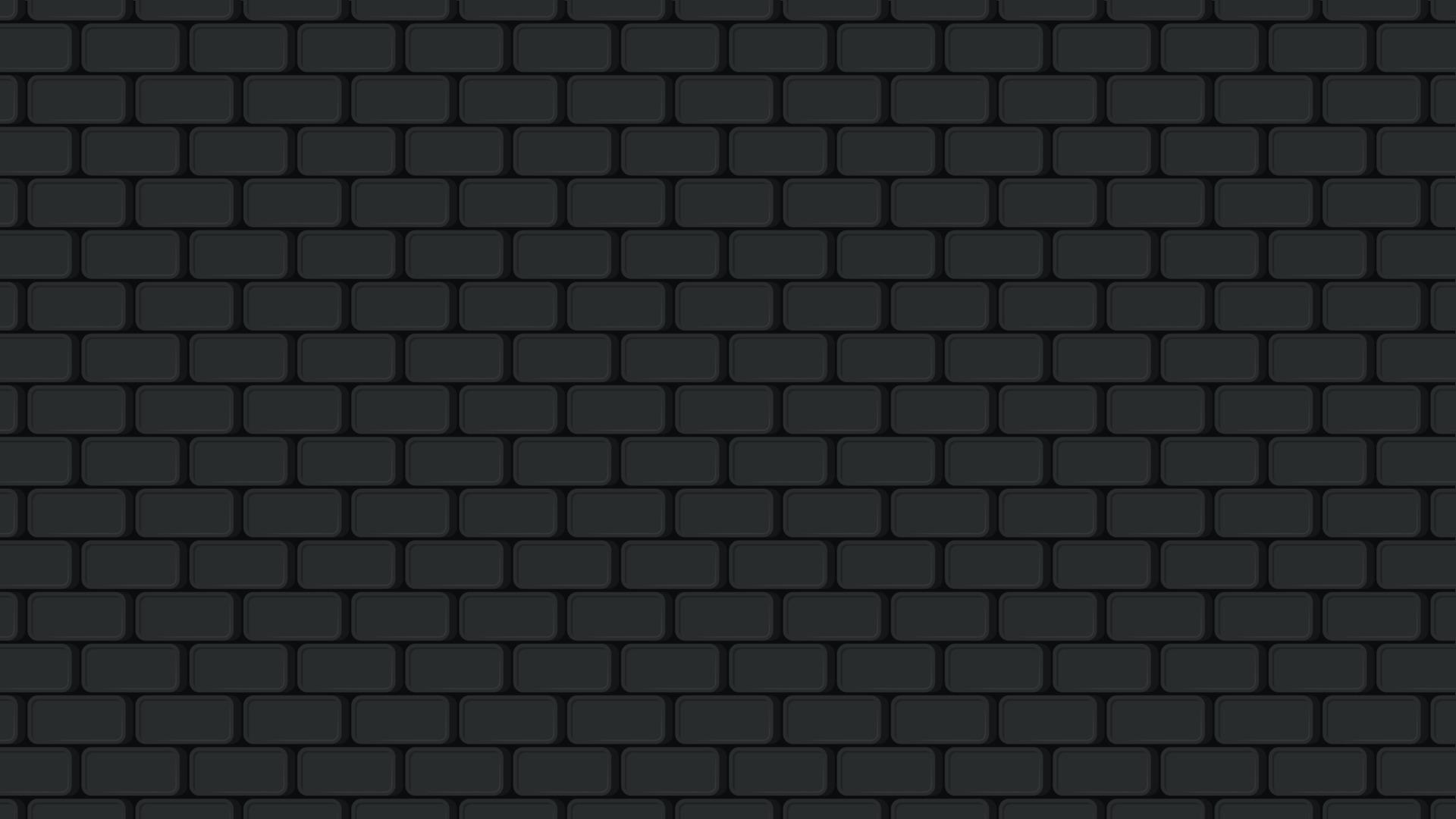 Brick Pattern Wallpaper Brick Wall Background Black Brick Wallpaper 17673526 Vector Art At