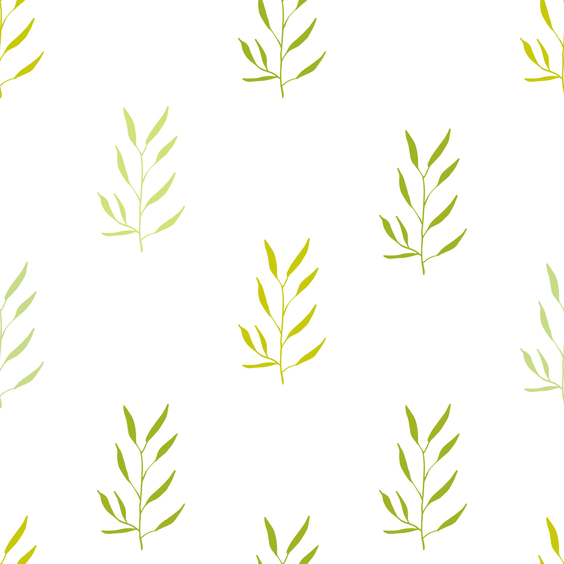 Green floral spring pattern with herbs 17673671 Vector Art at Vecteezy