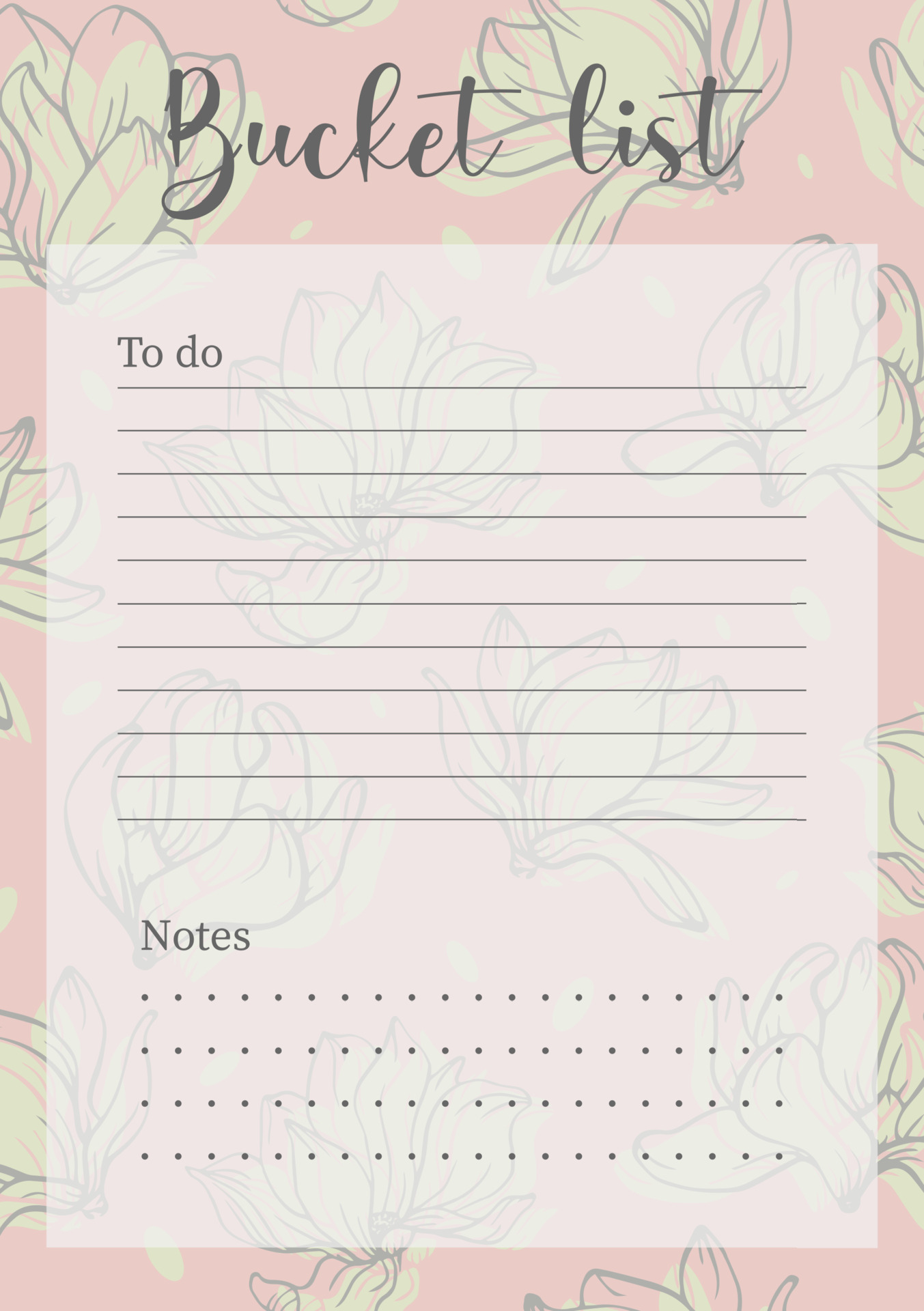 Yearly goals minimalist planner page design. Categories of notes ... Yearly goals minimalist planner page design. Categories of notes ...