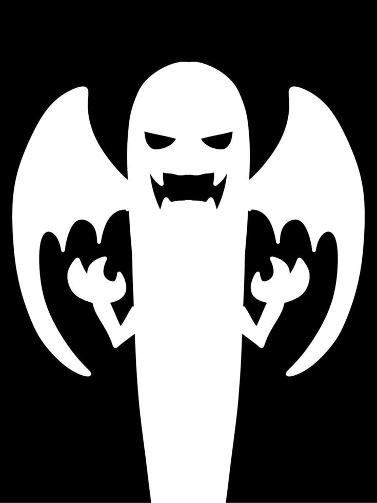 Vector Illustration Of Evil Monster 17683484 Vector Art At Vecteezy