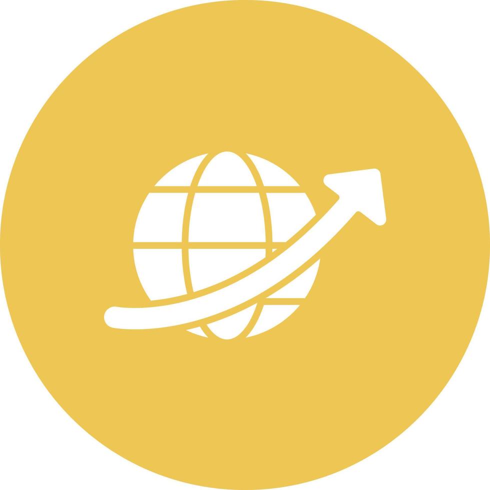 Global Progress Glyph Circle Background Icon 17688799 Vector Art at ...