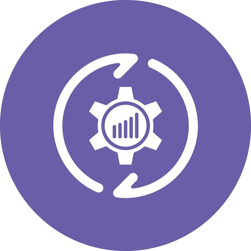 Optimization Glyph Circle Background Icon 17689117 Vector Art at Vecteezy