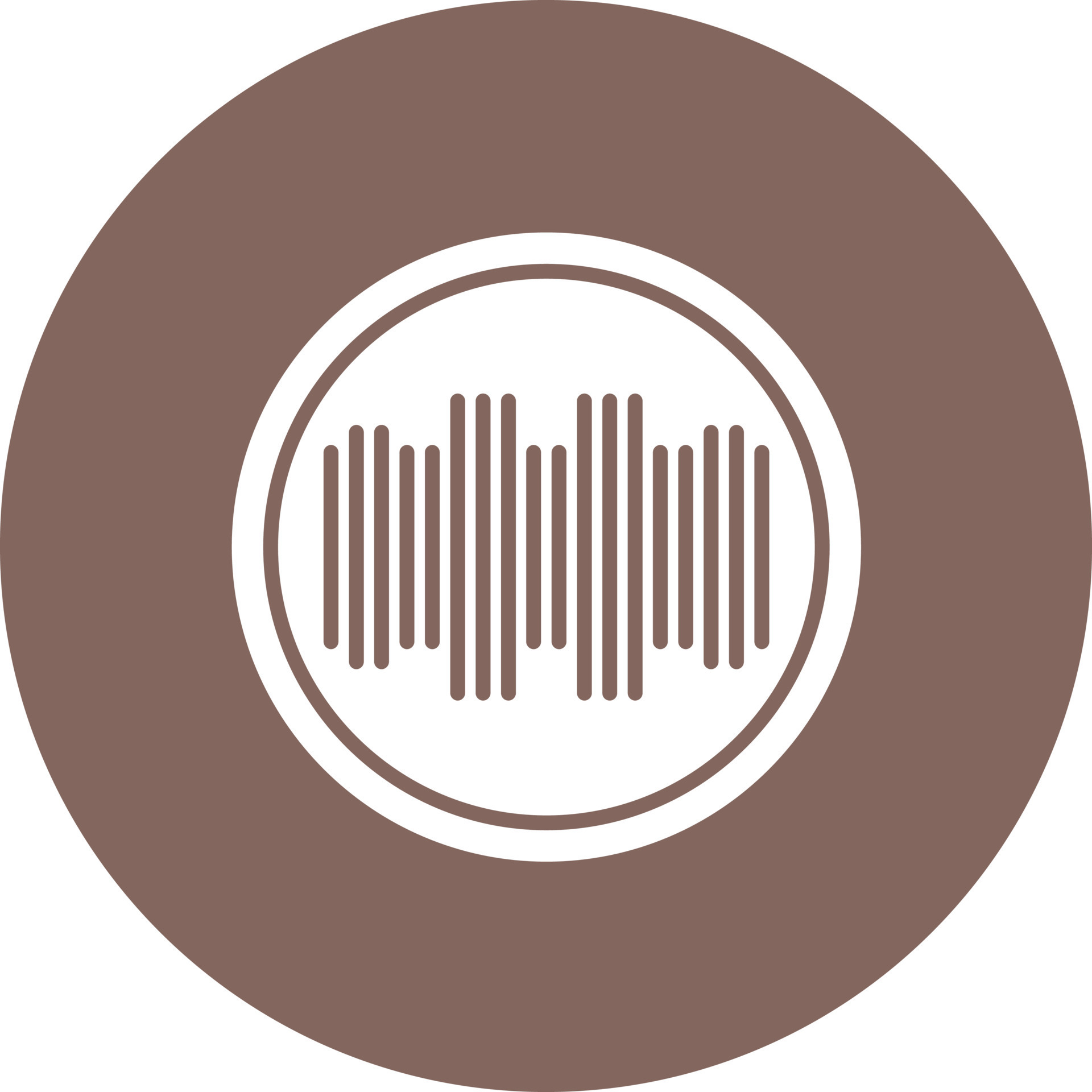 Amplify Glyph Circle Background Icon 17689130 Vector Art at Vecteezy