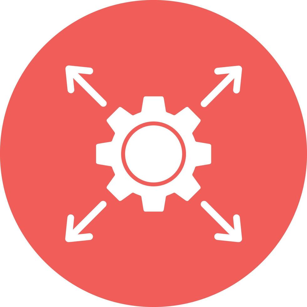 Scalability Glyph Circle Background Icon 17689711 Vector Art at Vecteezy