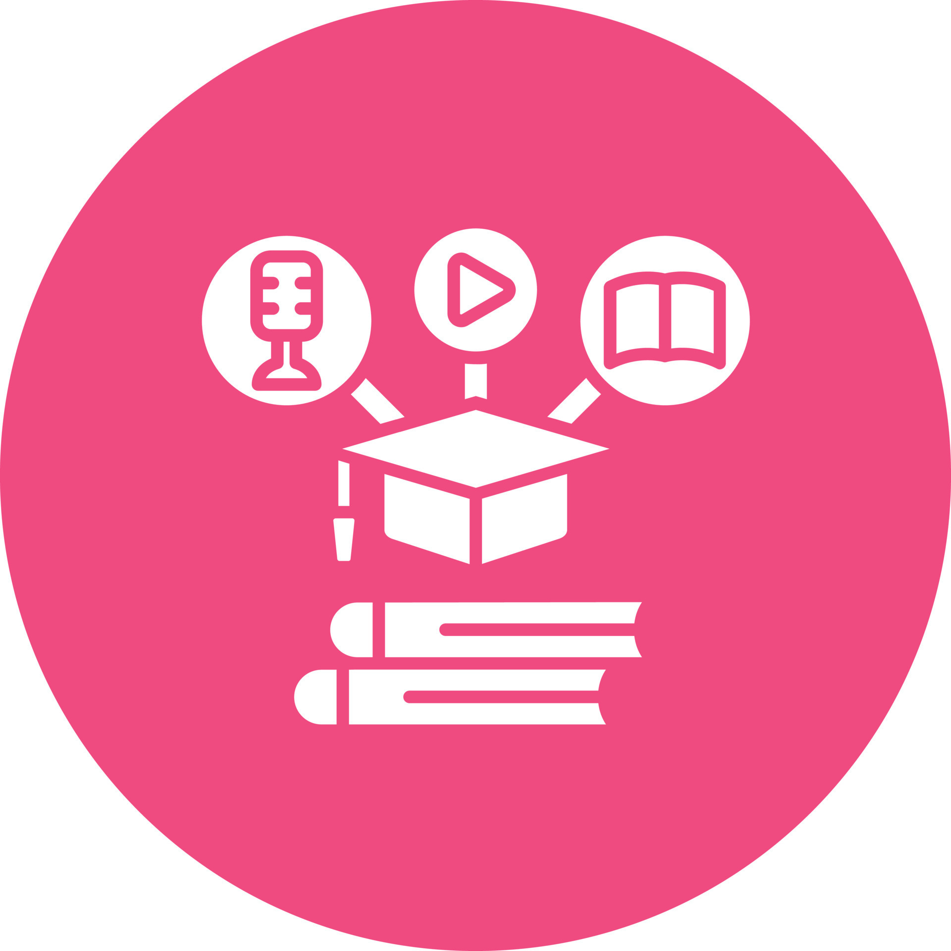 Blended Learning Glyph Circle Background Icon 17689865 Vector Art At Vecteezy